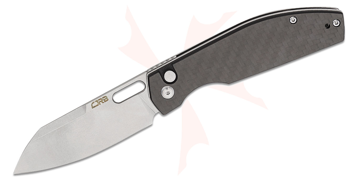 CJRB Cutlery Ekko Button Lock Front Flipper Knife 3.23" AR-RPM9 ...
