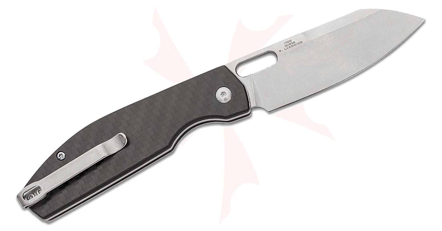 CJRB Cutlery Ekko Button Lock Front Flipper Knife 3.23" AR-RPM9 ...