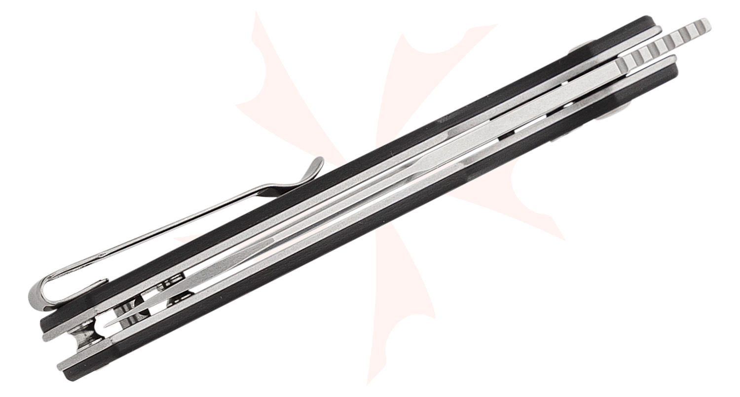 CJRB Cutlery Ekko Button Lock Front Flipper Knife 3.23" AR-RPM9 ...