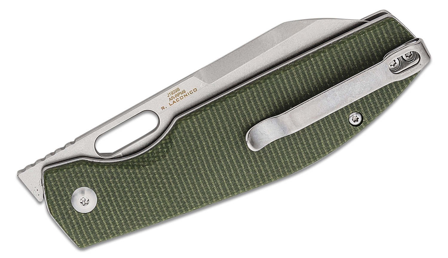 CJRB Cutlery Ekko Button Lock Front Flipper Knife 3.23" AR-RPM9 ...