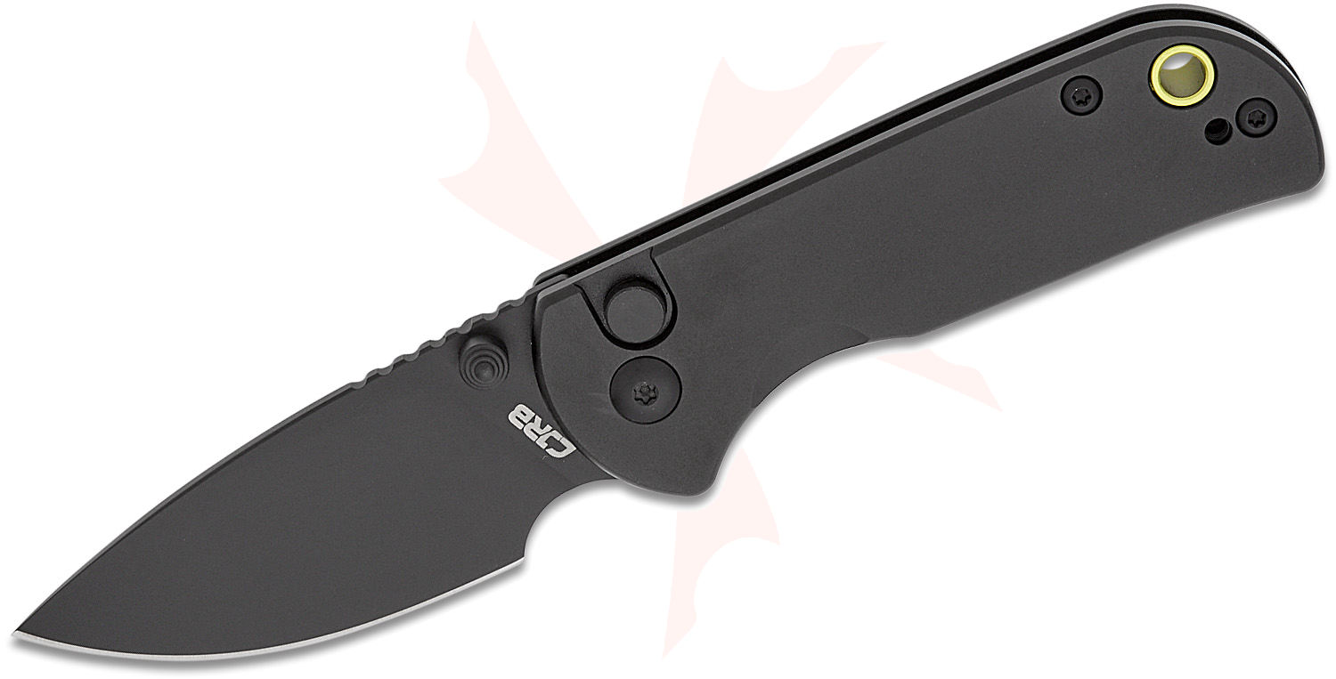 CJRB Cutlery Mica Folding Knife 2.36" AR-RPM9 Black PVD Drop Point ...