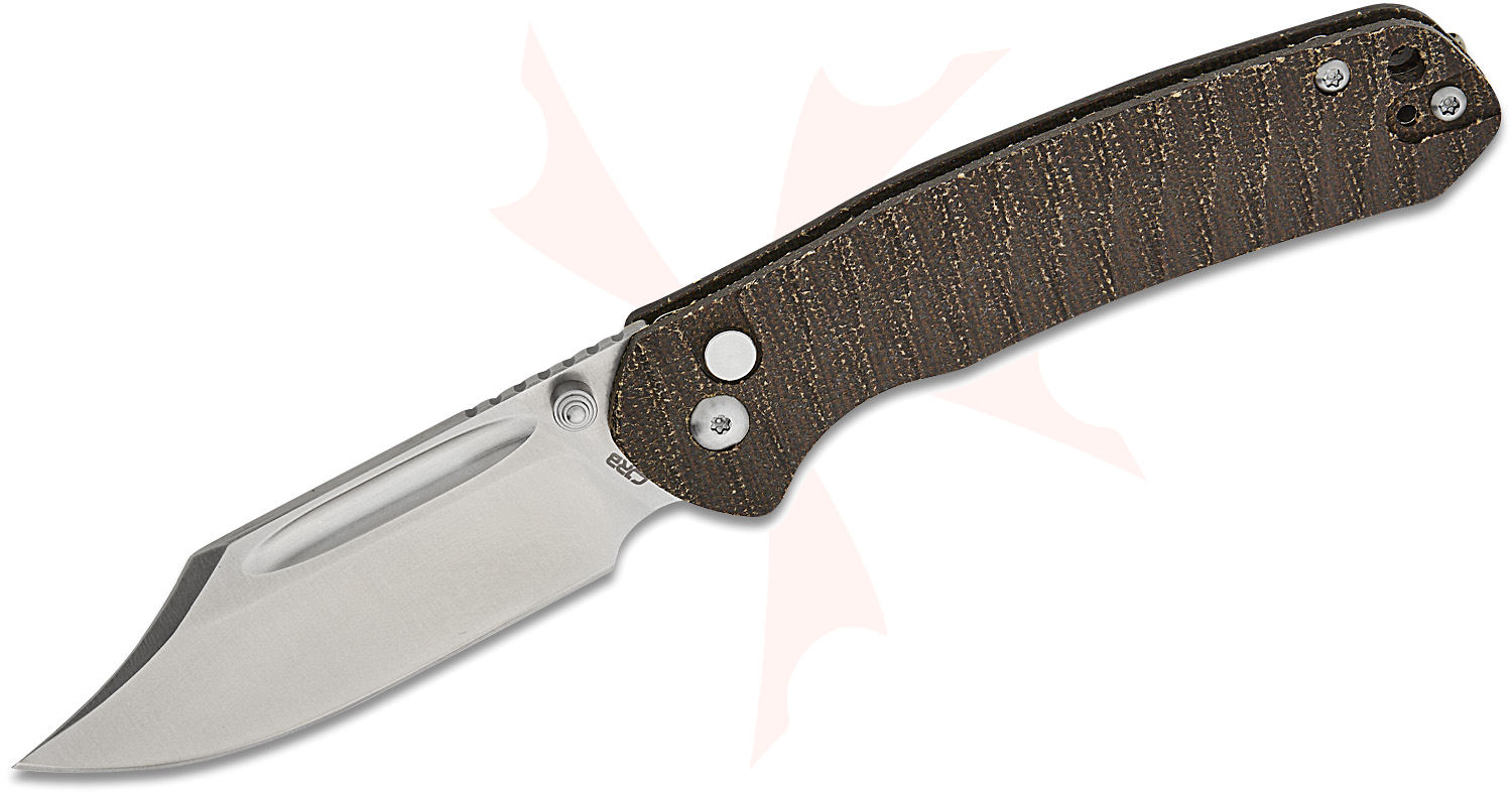 CJRB Cutlery Pyrite Button Lock Folding Knife 3.05" AR-SFII Sand ...