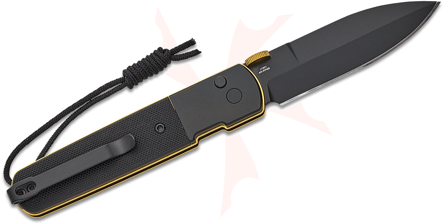 CJRB Cutlery Locust Button Lock Folding Knife 3.15" AR-RPM9 Black PVD ...