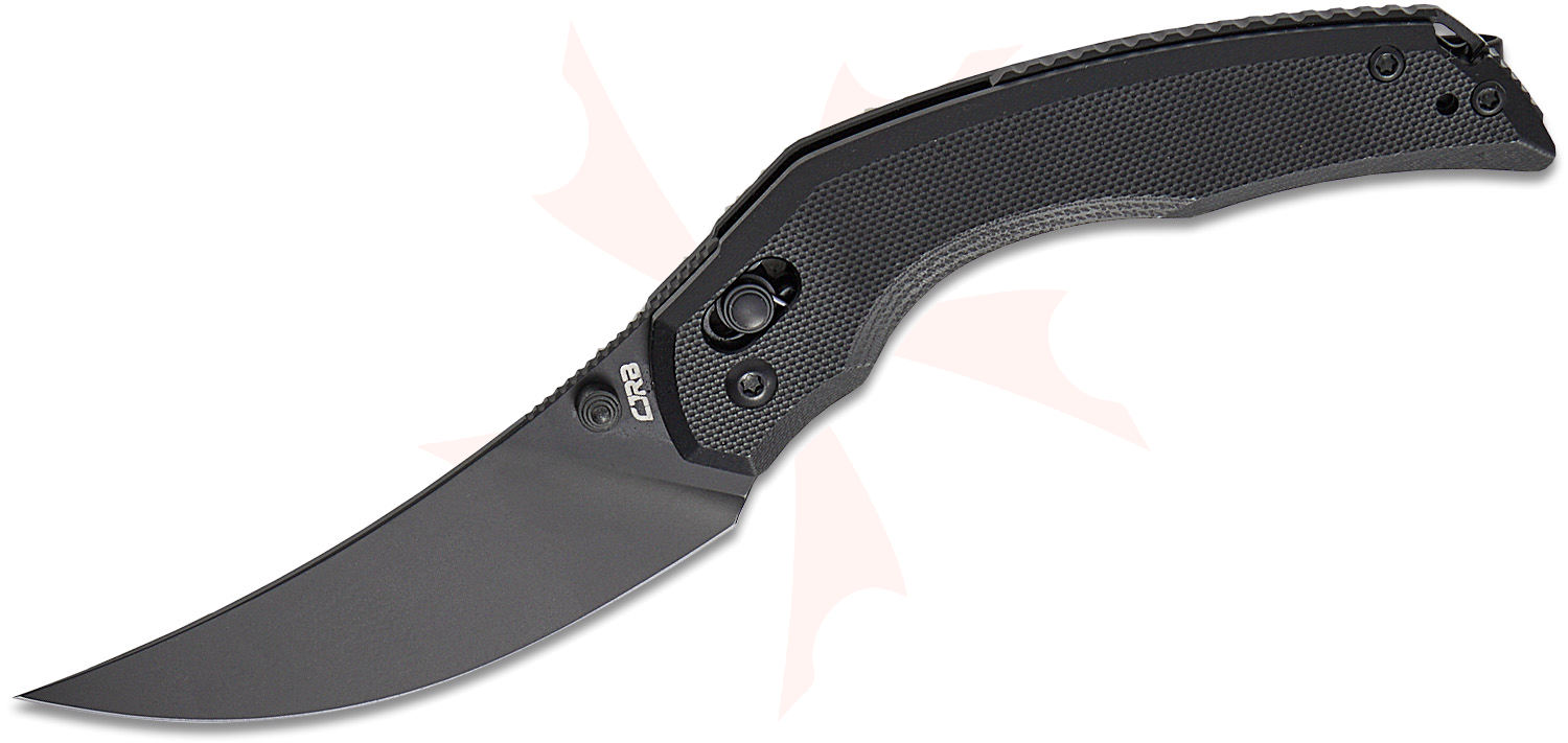 CJRB Cutlery Dusty Rhodes Nanner Crossbar Lock Front Flipper Knife 3.23 ...