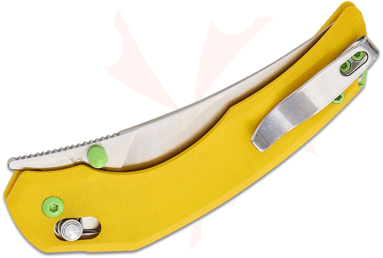 CJRB Cutlery Dusty Rhodes Nanner Crossbar Lock Front Flipper Knife 3.23 ...