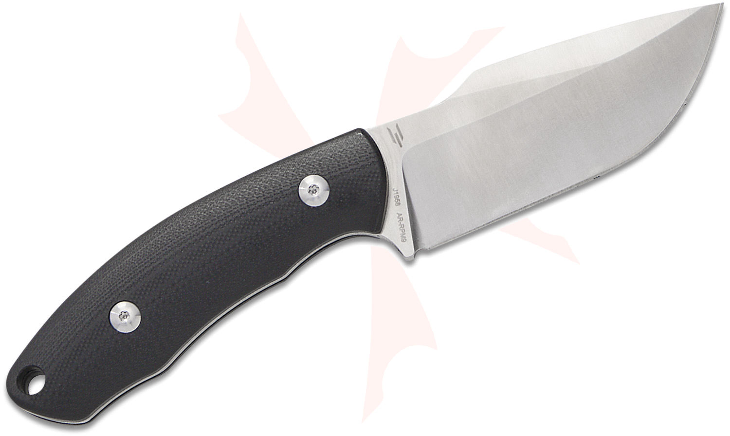 CJRB Cutlery Johnathan Shaw Mutt Fixed Blade Knife 3.18" AR-RPM9 Sand ...