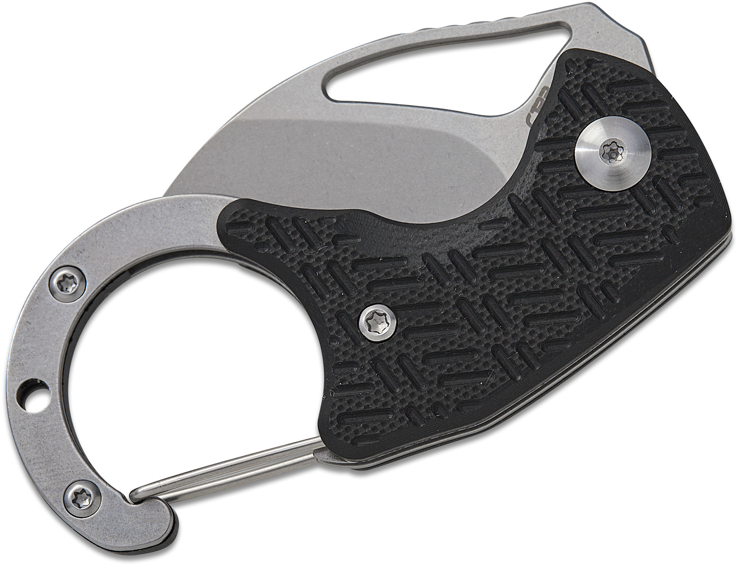 CJRB Cutlery Anansi Carabiner Folding Knife 1.61" AR-RPM9 Stonewashed ...