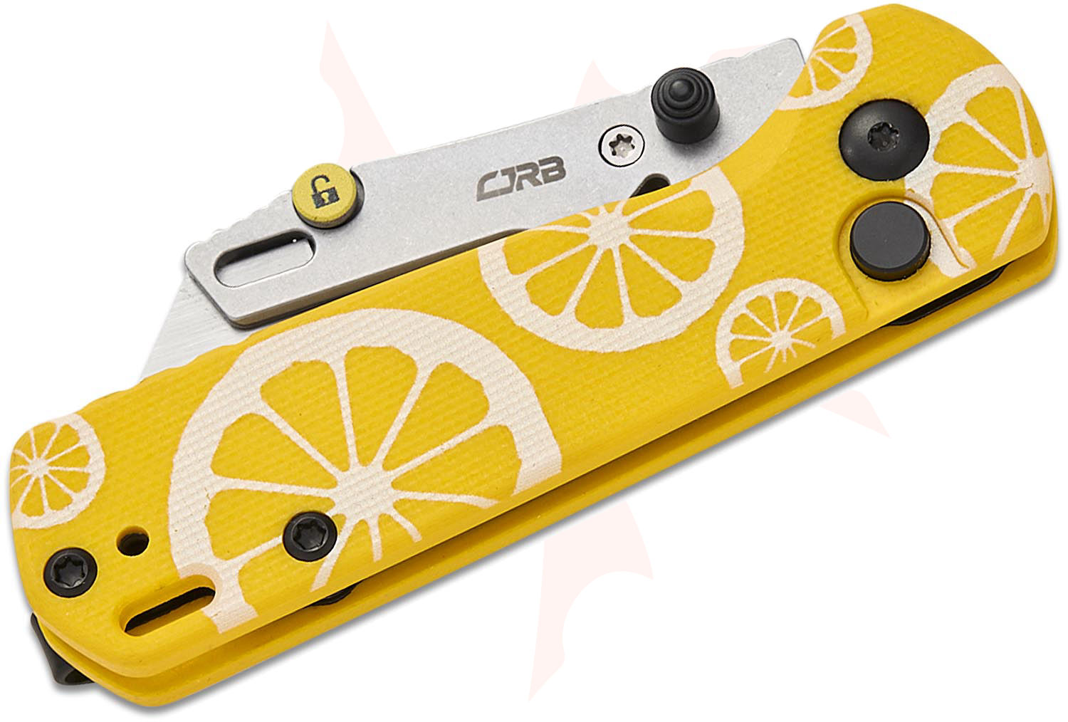 CJBJ Cutlery Boxer Button Lock Folding Utility Knife 2.3" Replaceable ...