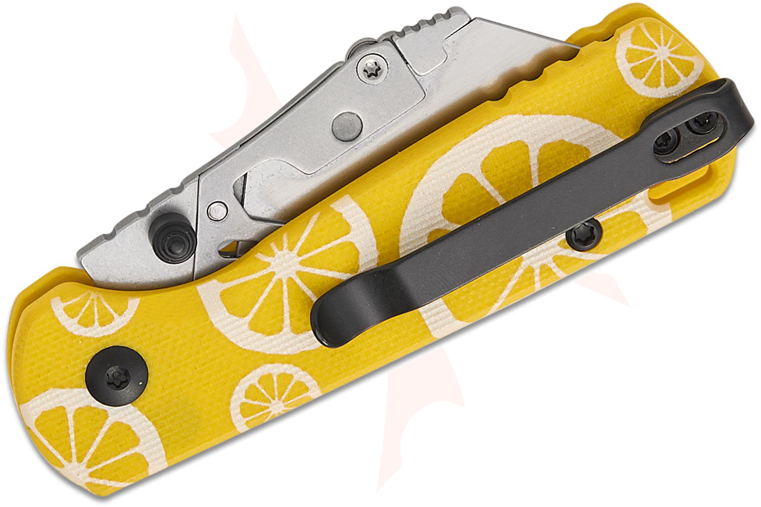 CJBJ Cutlery Boxer Button Lock Folding Utility Knife 2.3" Replaceable ...