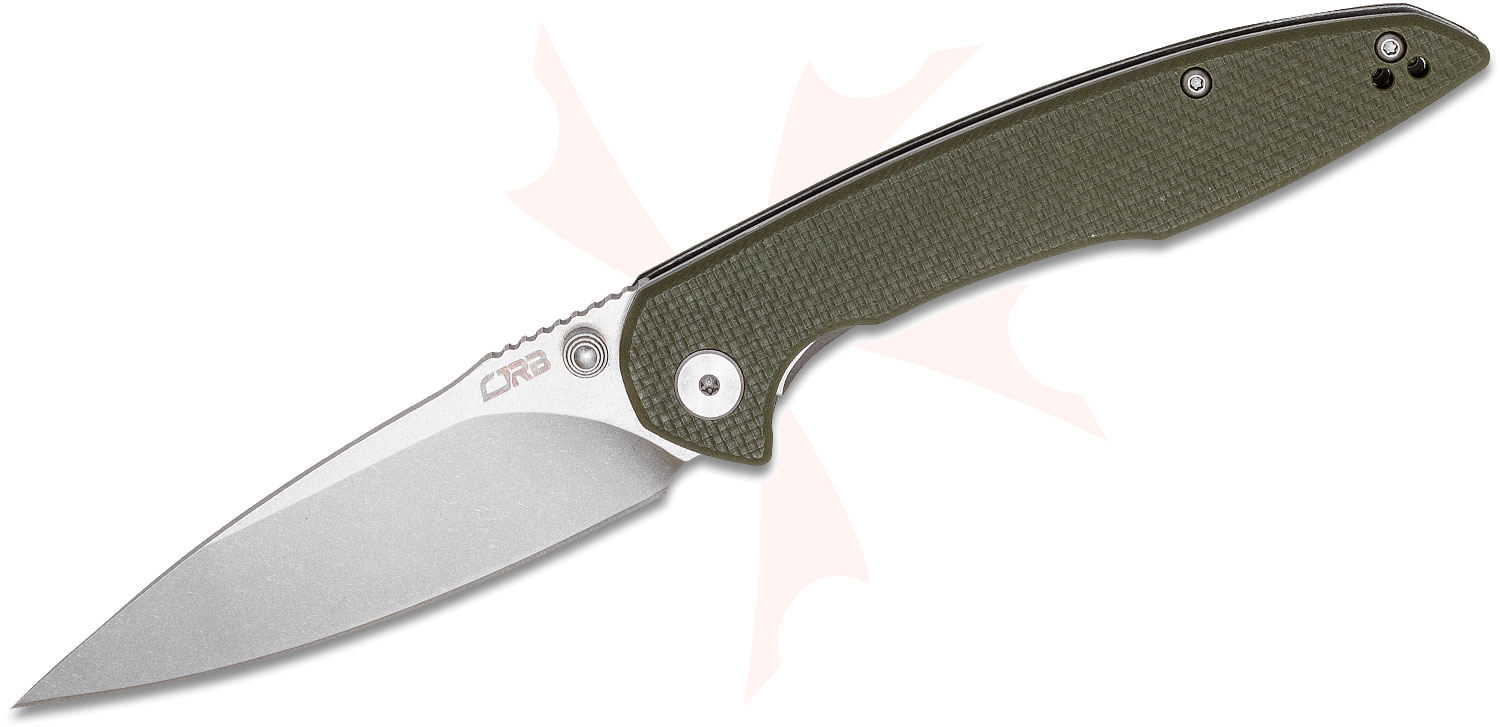 CJRB Cutlery Centros Folding Knife 3.54" D2 Stonewashed Drop Point ...