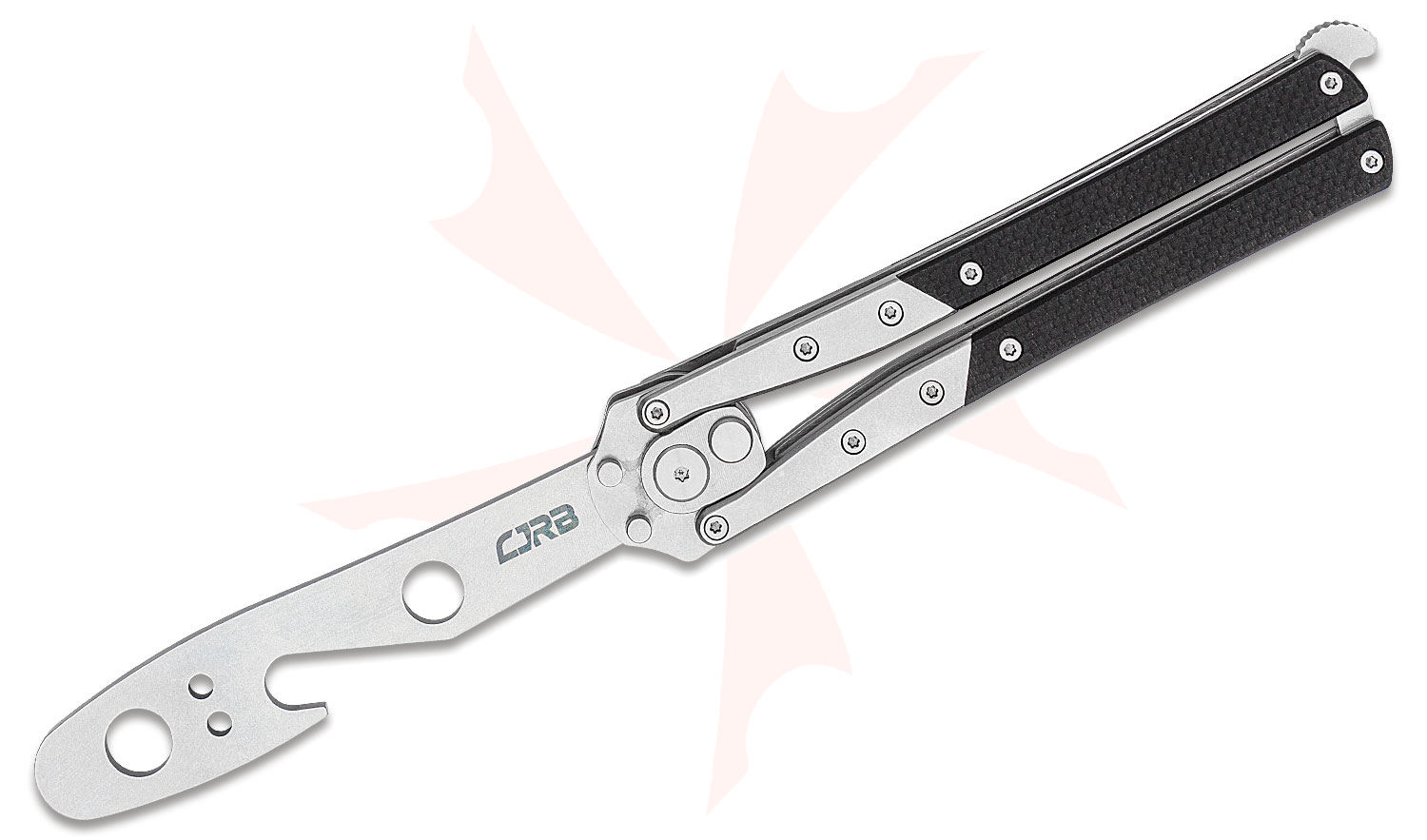CJRB Cutlery Kinetic-Flip AUTO Butterfly Multi-Tool, 3.93" Stonewashed ...