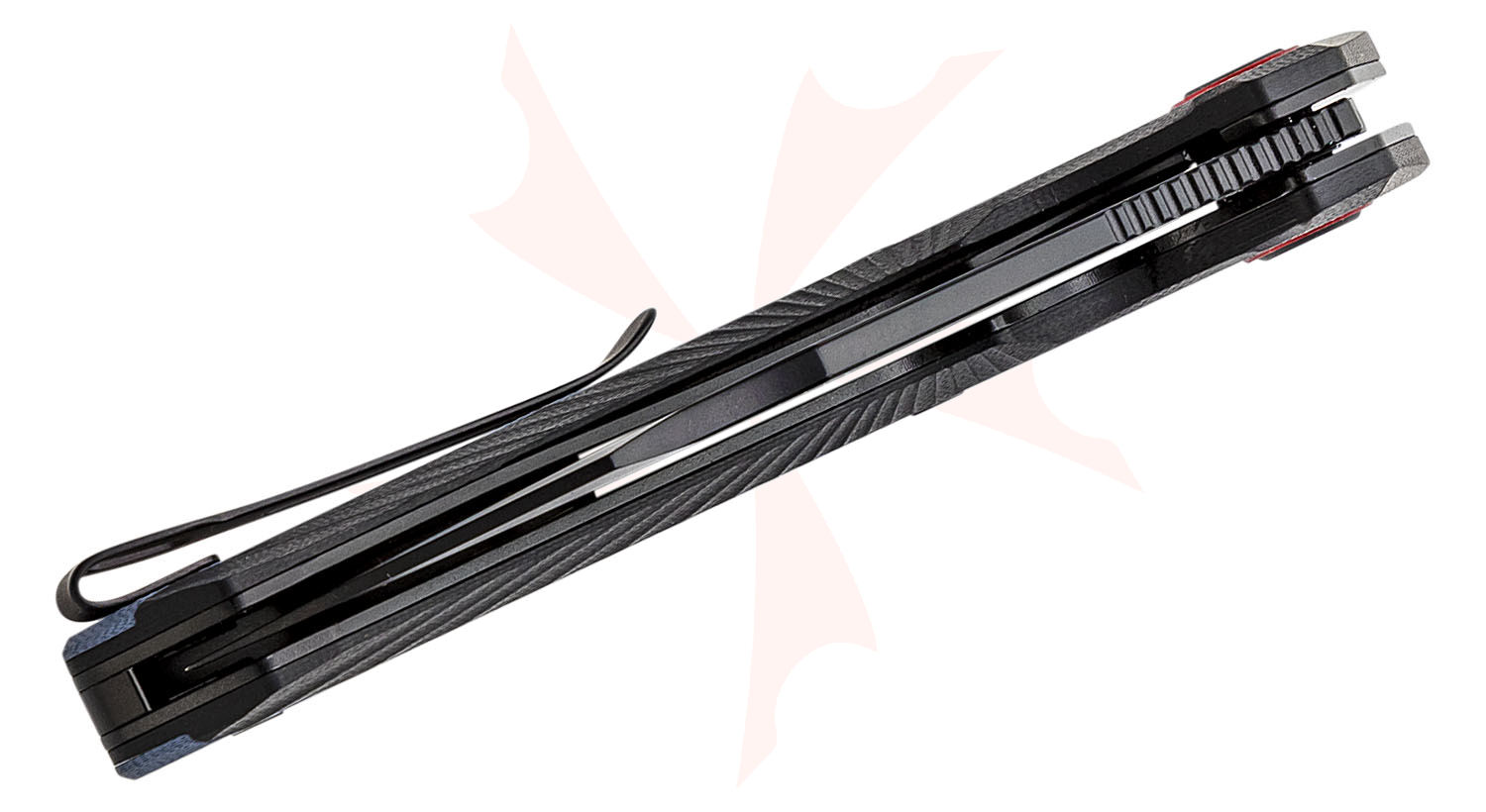 CJRB Cutlery Caldera Flipper Knife 3.5" AR-RPM9 Black PVD Modified ...