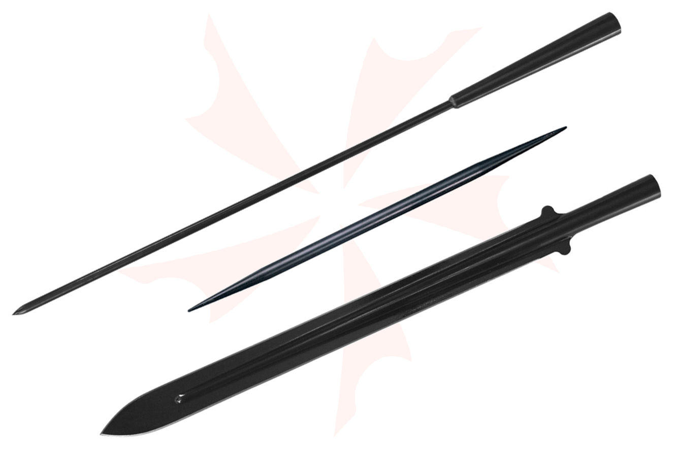 Cold Steel 95SEE Maasai Spear with American Ash Wood Staff, 72" Overall ...