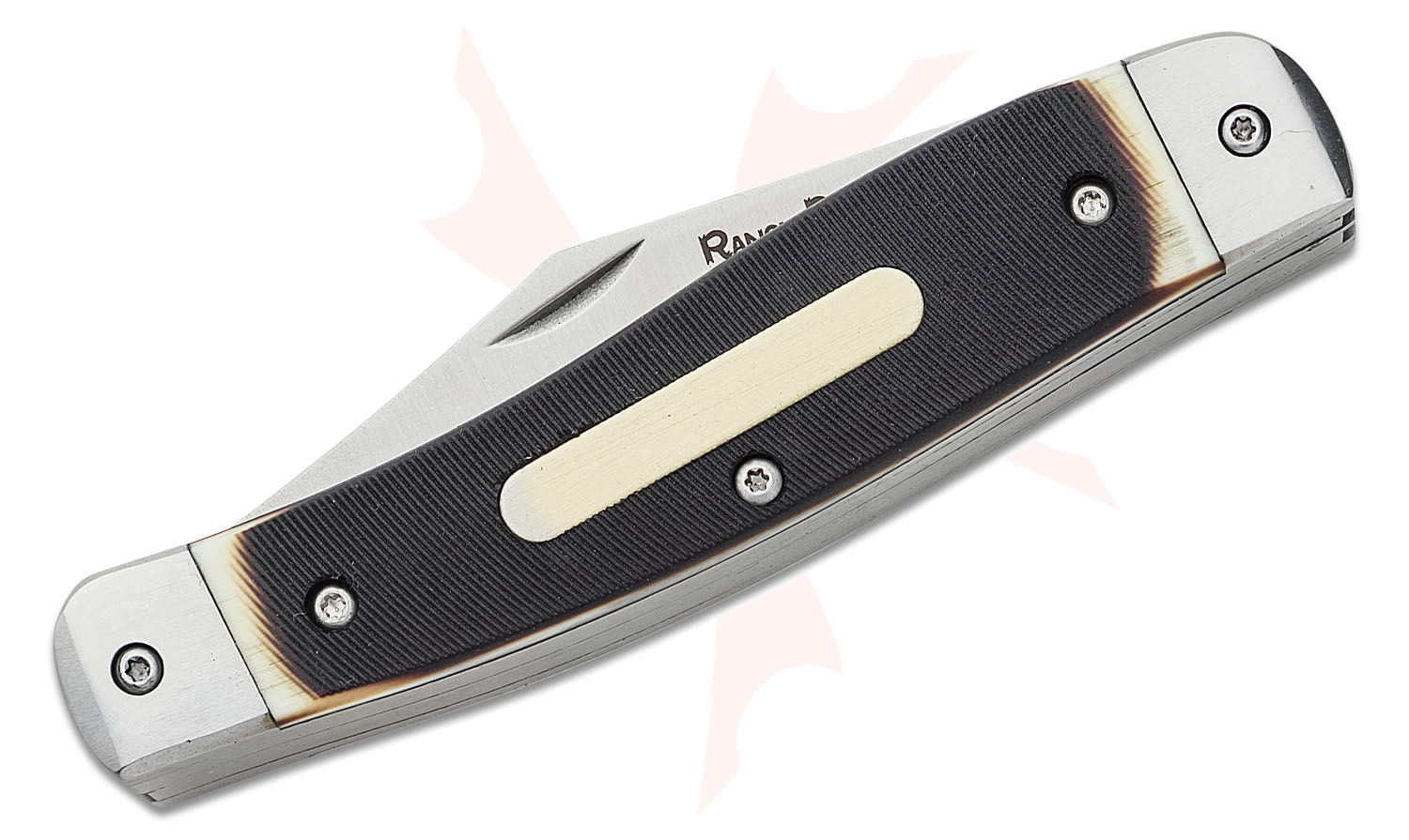 Cold Steel Ranch Boss III Stockman Folding Knife, Faux Sawed Bone ...