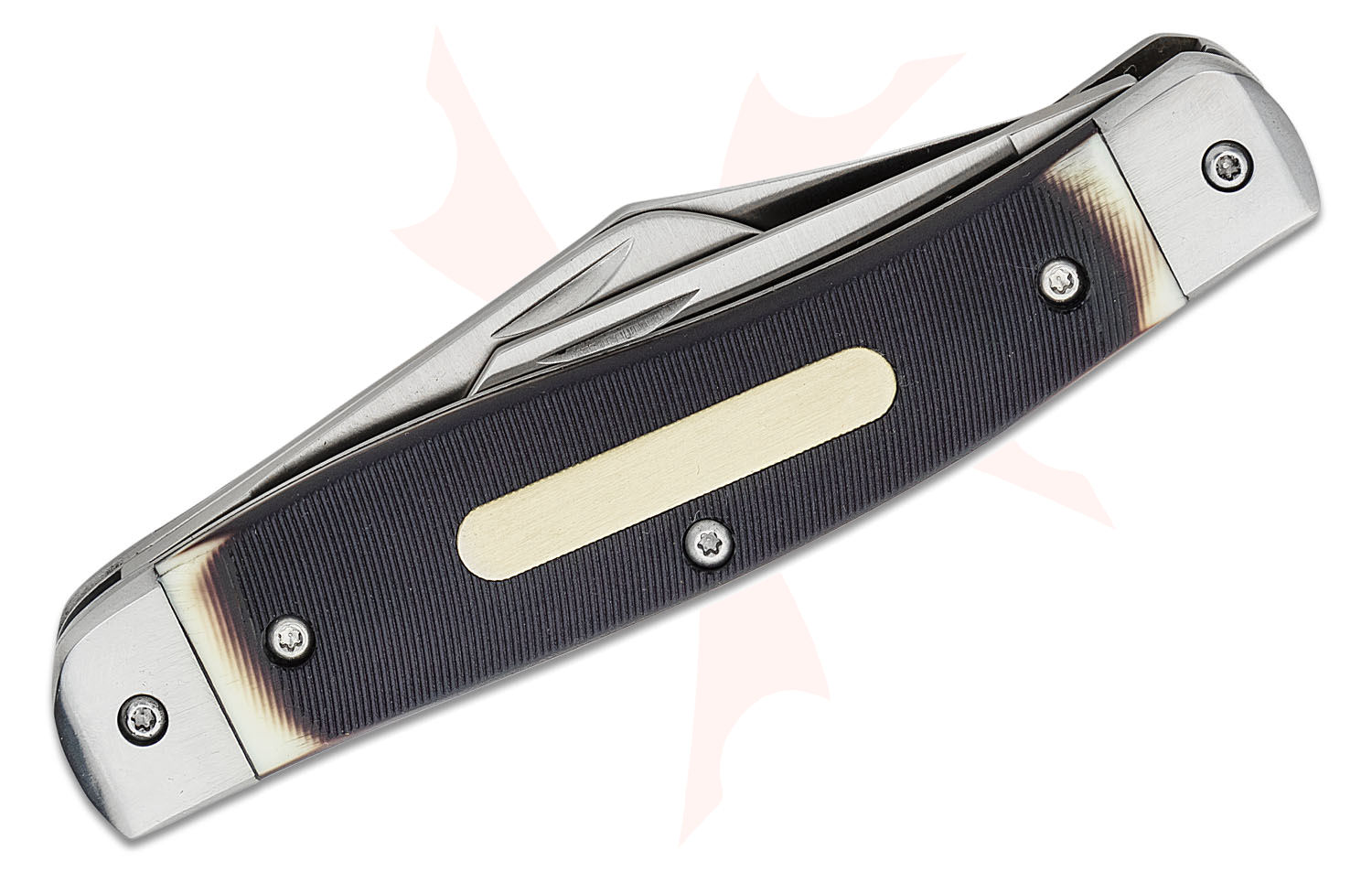 Cold Steel Ranch Boss III Stockman Folding Knife, Faux Sawed Bone ...