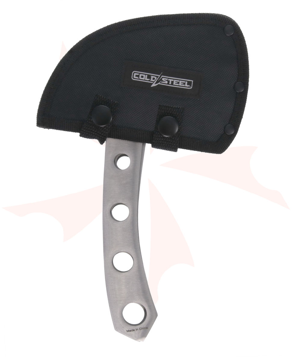 Cold Steel Throwing Axe 3-Pack, Silver, 10" Overall, Nylon Sheath ...