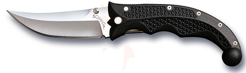Cold Steel Scimitar Folding Knife VG-1 Steel 4" Plain Edge ...