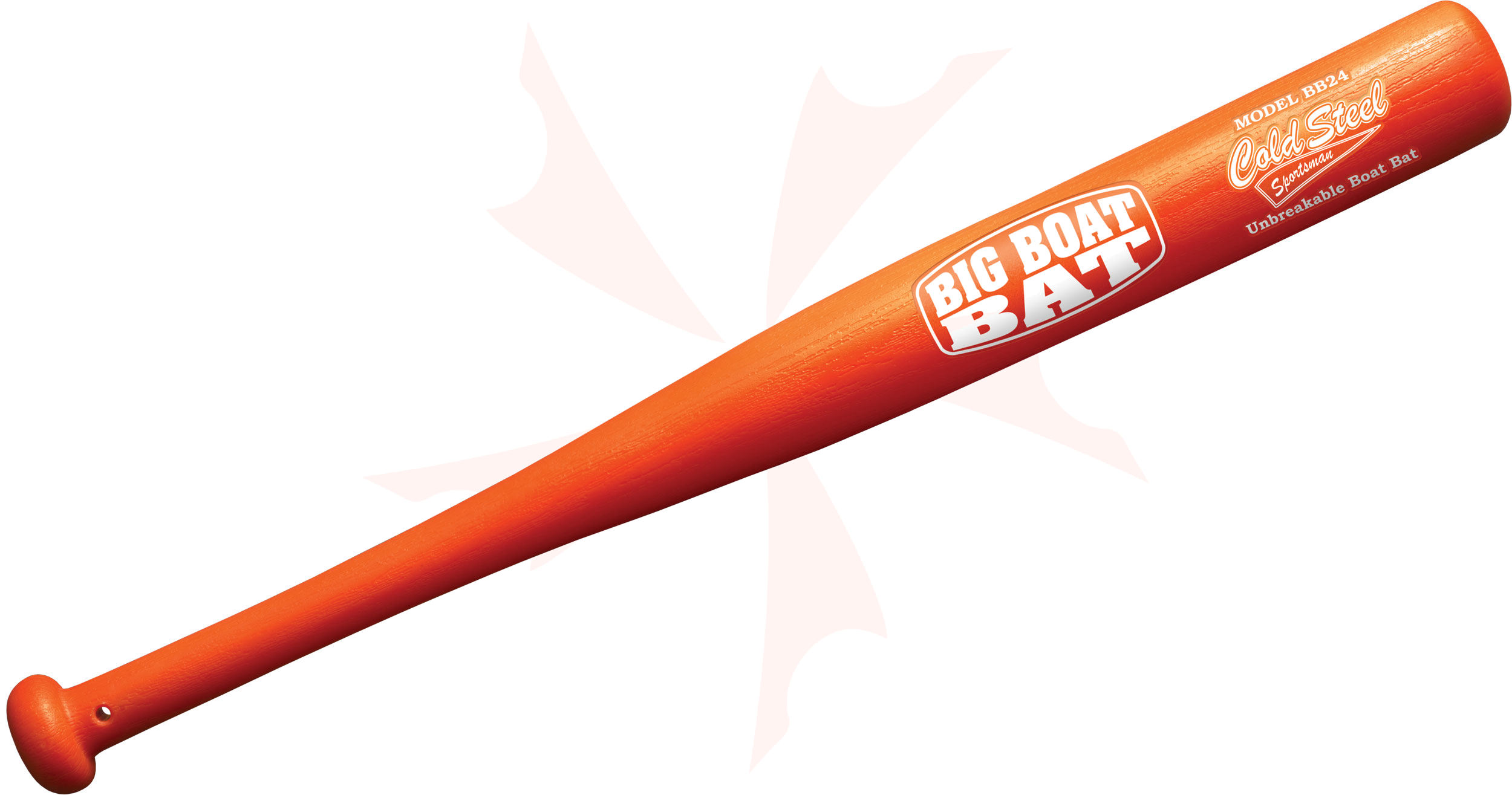 Cold Steel 91BTBZ Big Boat Bat 24" Unbreakable Boat Bat, Orange ...