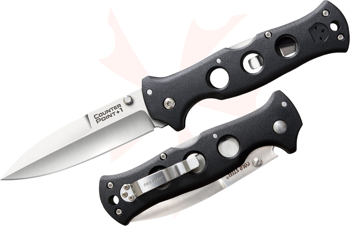 Cold Steel 10ALC Counter Point I Folding Knife 4" Plain Blade, Grivory ...