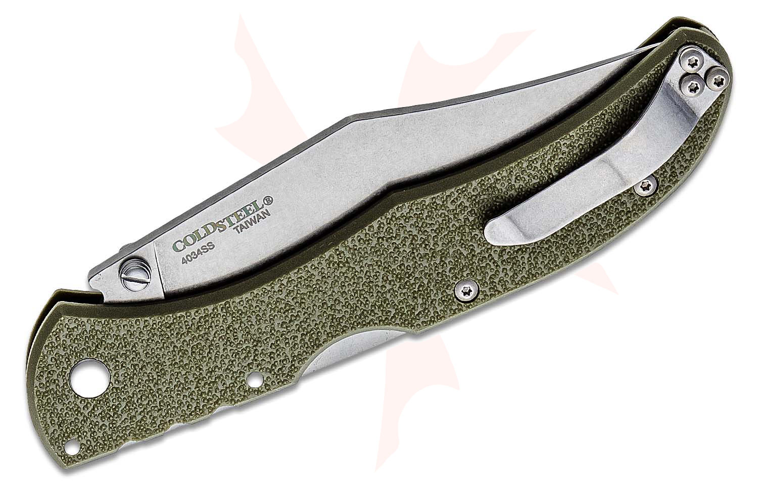 Cold Steel 20KR7 Range Boss Folding Knife 4" 4034 Stonewashed Clip ...