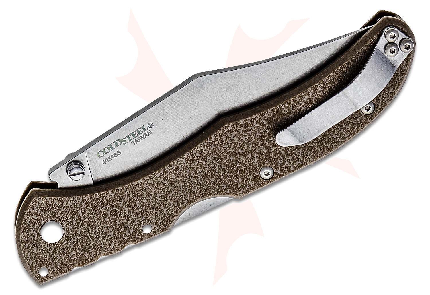 Cold Steel 20KR9 Range Boss Folding Knife 4" 4034 Stonewashed Clip ...