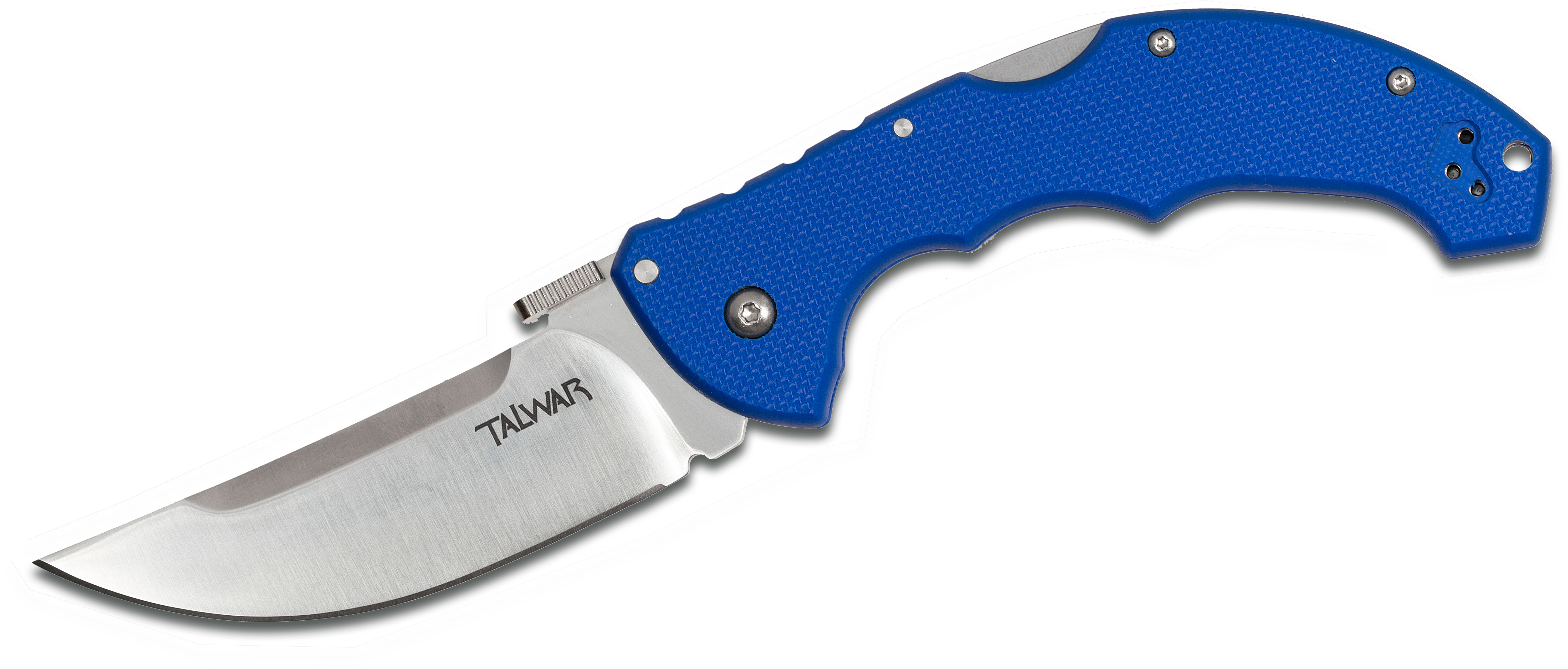 Cold Steel 21TLVLU Talwar Folding Knife 4" CTS XHP Plain Blade, Blue ...