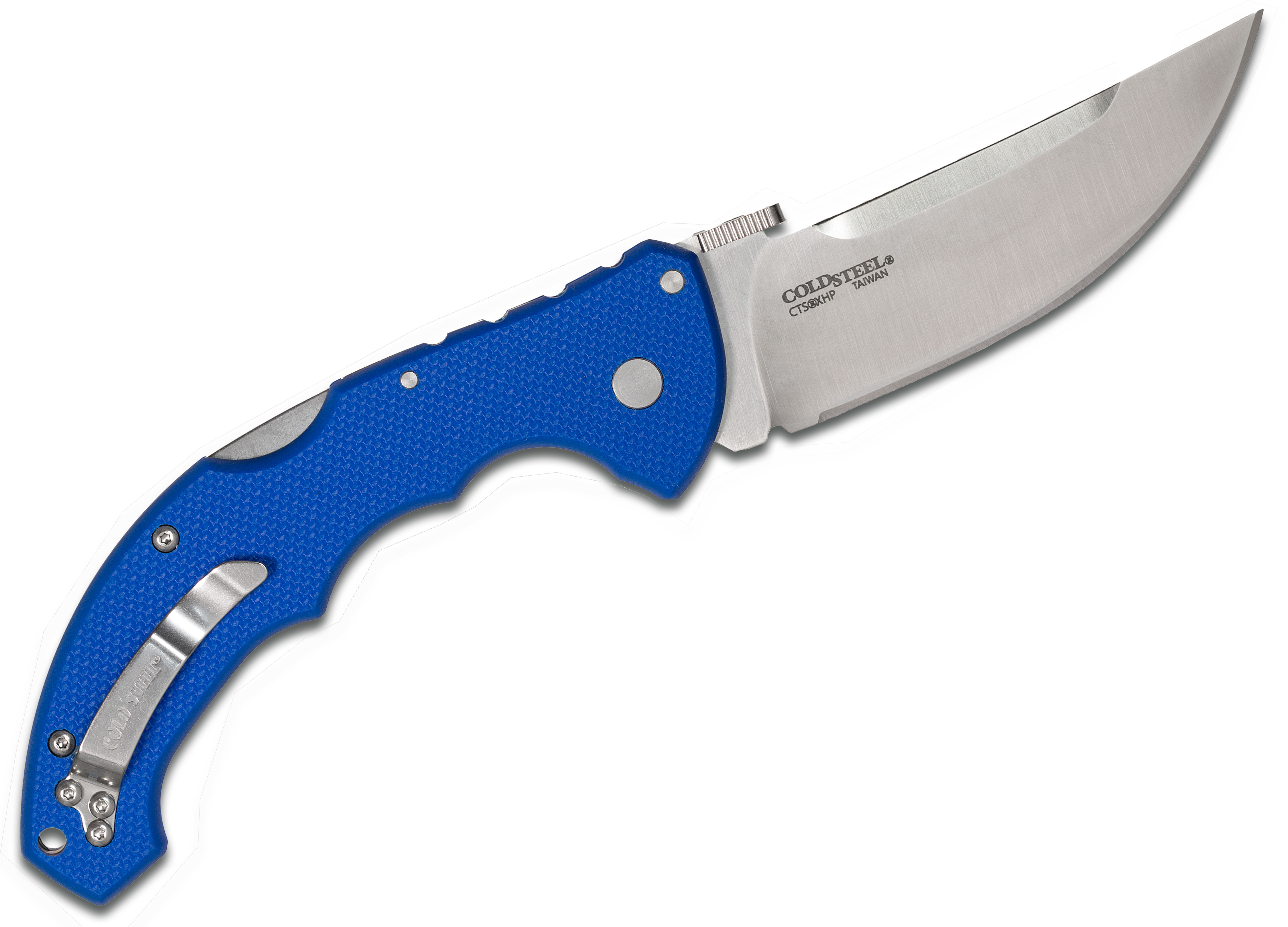 Cold Steel 21TLVLU Talwar Folding Knife 4" CTS XHP Plain Blade, Blue ...