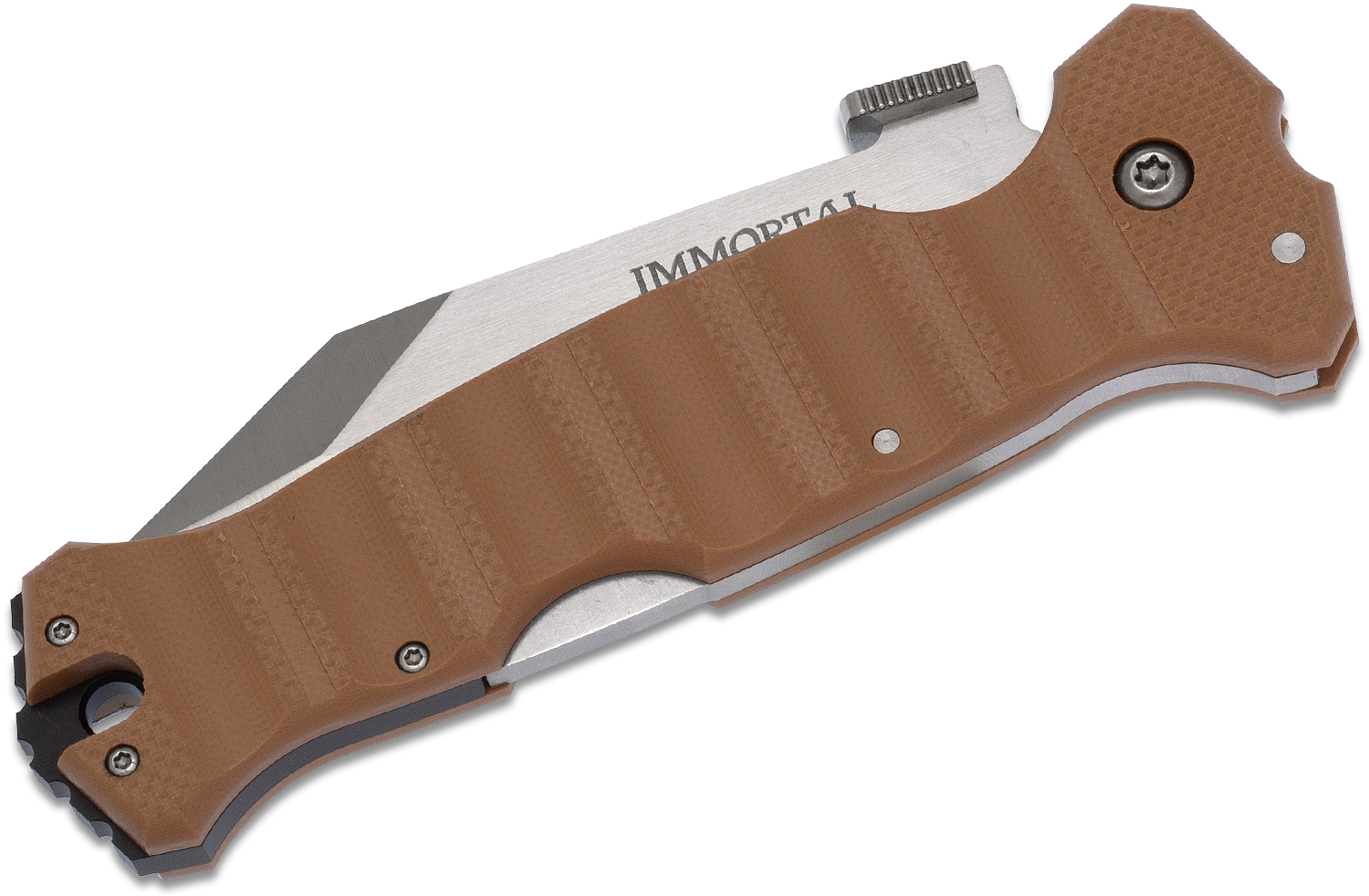 Cold Steel 23HVB Immortal Folding Knife 4" S35VN Plain Blade, Coyote ...