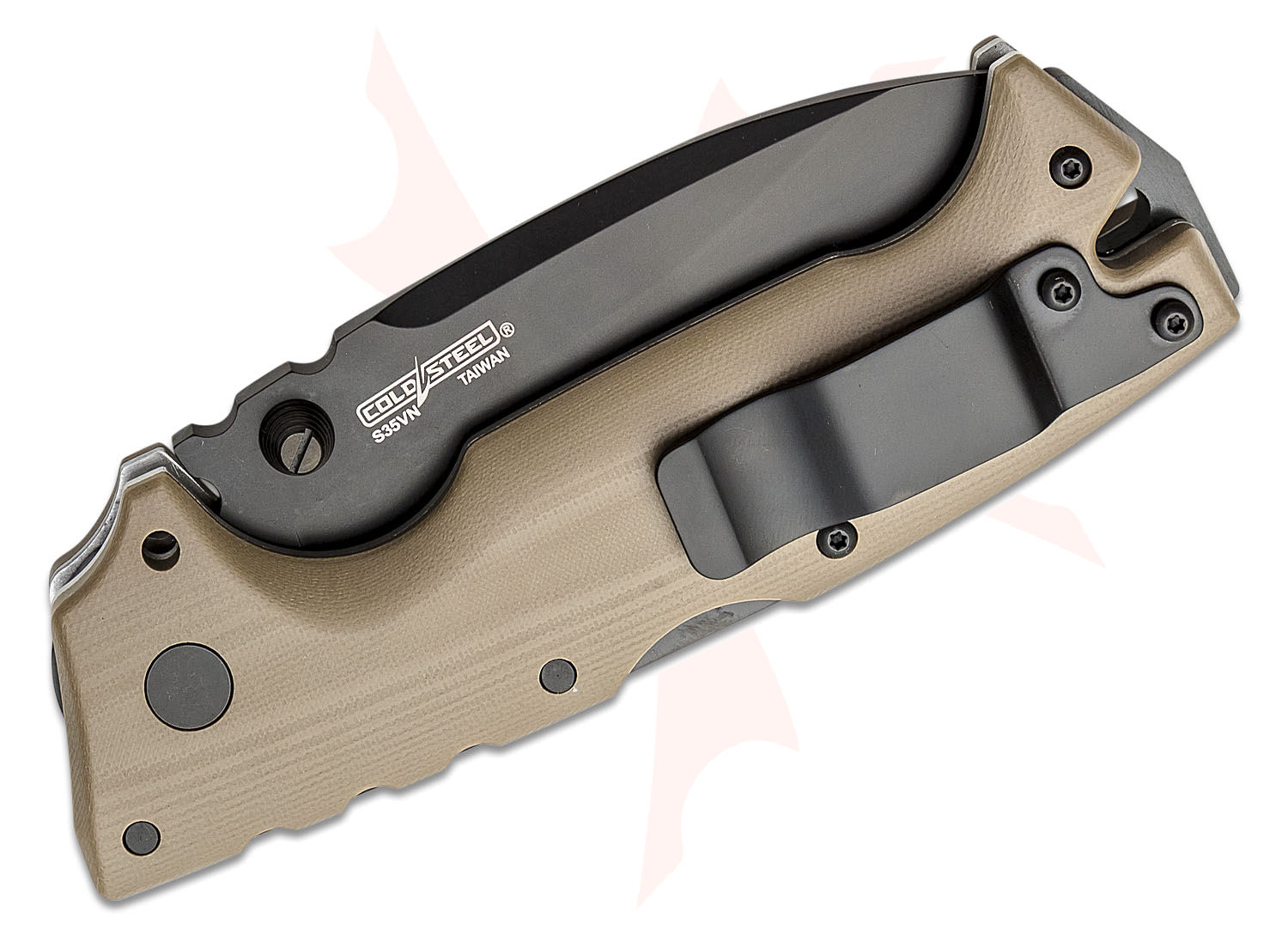 Cold Steel 28DD-DEBK Demko AD-10 Folding Knife 3.5" S35VN Black Drop ...
