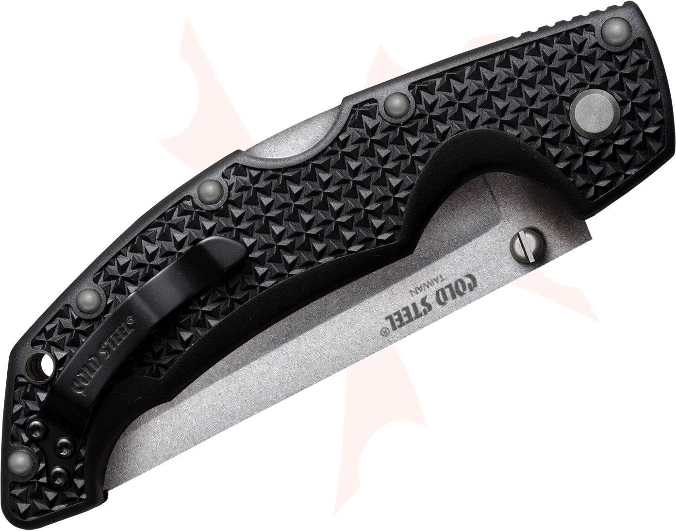 Cold Steel 29TLCT Large Voyager Tanto 4" CTS-BD1 Stonewash Plain Blade ...