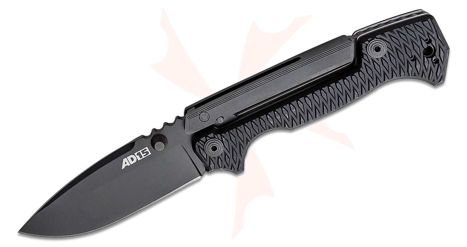 Cold Steel 58SQ-BKBK Demko AD-15 Scorpion Lock Folding Knife 3.68 ...