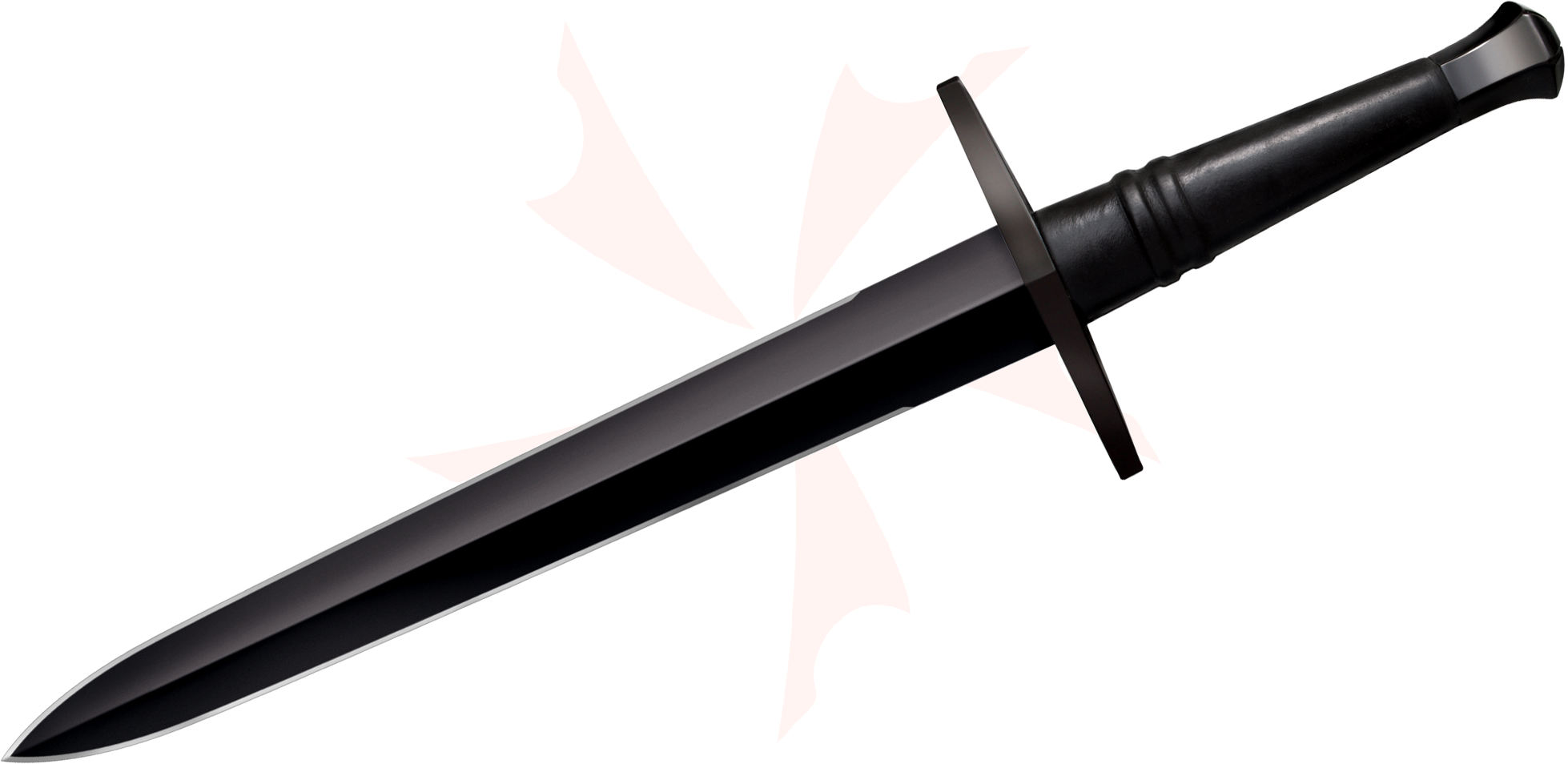 Cold Steel 88HNHDM Man at Arms Hand-and-a-Half Dagger 13" Blued Carbon ...