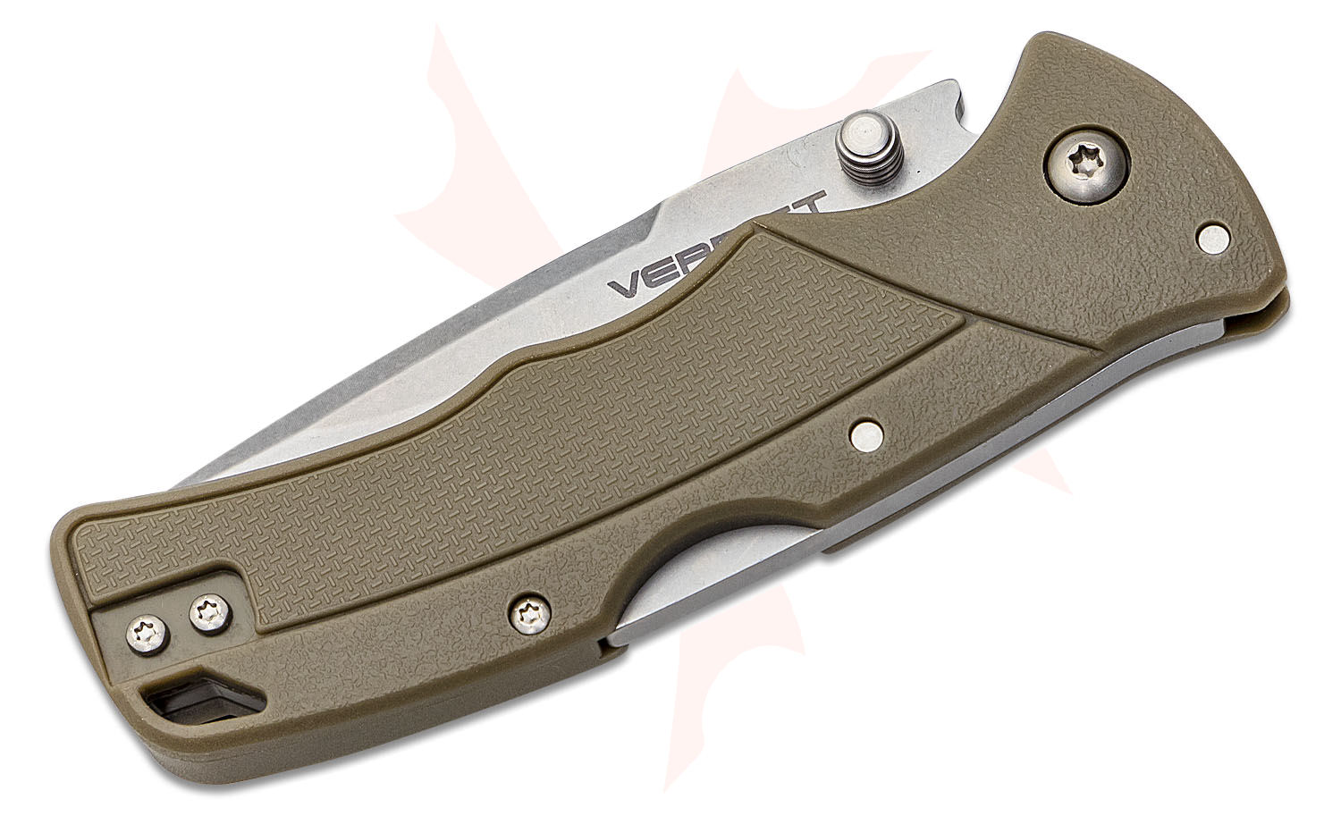 Cold Steel Verdict Folding Knife 3" 4116 Stonewashed Spear Point Blade ...