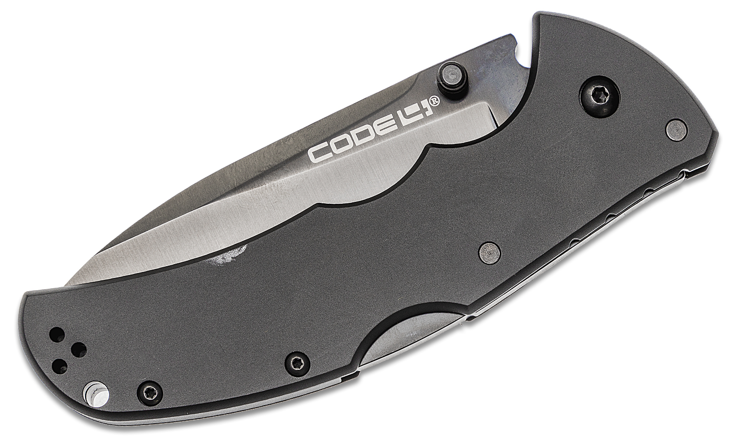 Cold Steel Code 4 Spear Point Folding Knife 3.5" S35VN Black Spear ...