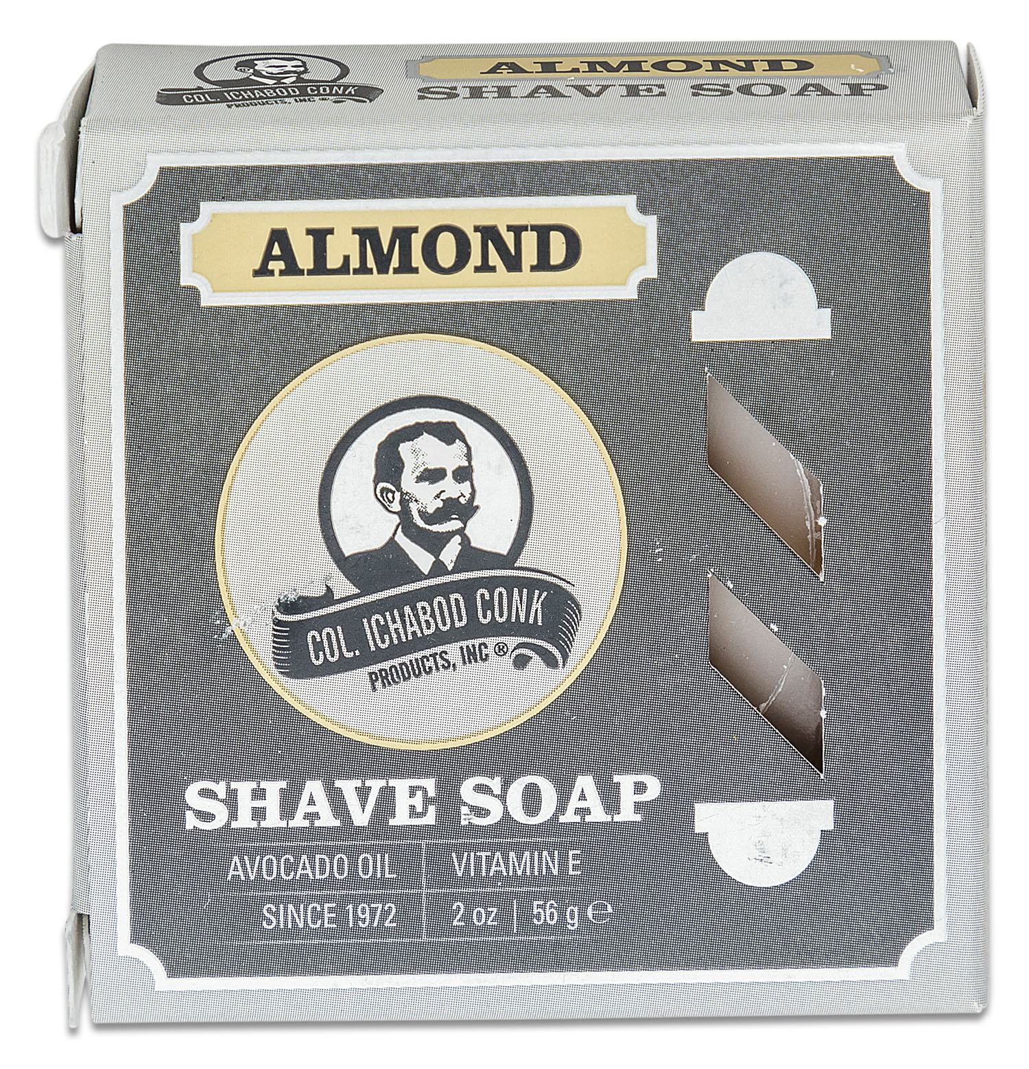 Colonel Conk #112 Regular Size Almond Shave Soap 2 oz. - KnifeCenter