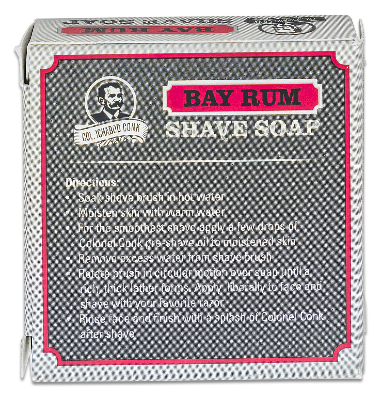 Colonel Conk #143 Regular Size Bay Rum Shave Soap 2 oz. - KnifeCenter