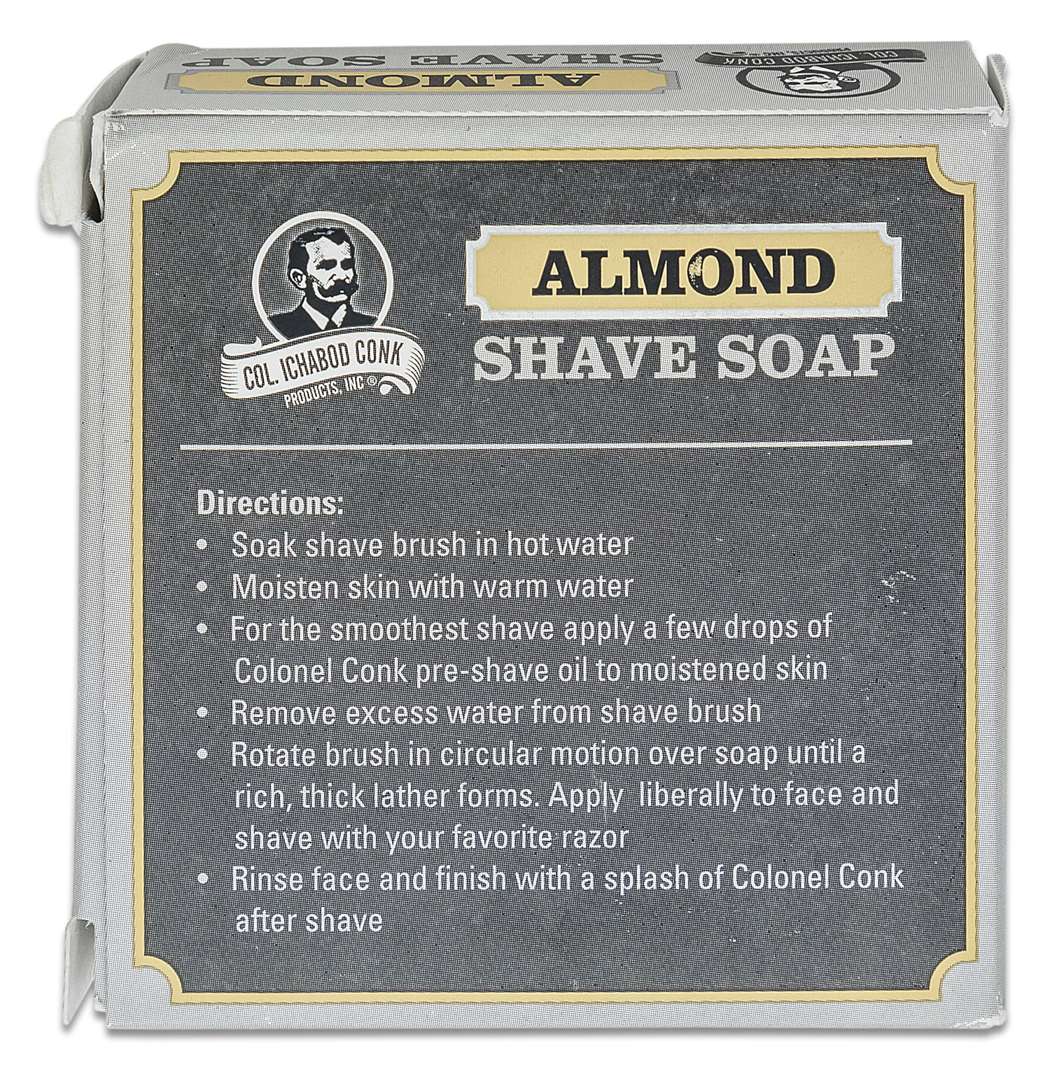 Colonel Conk #158 Super Size Almond Shave Soap 3.15 oz. - KnifeCenter