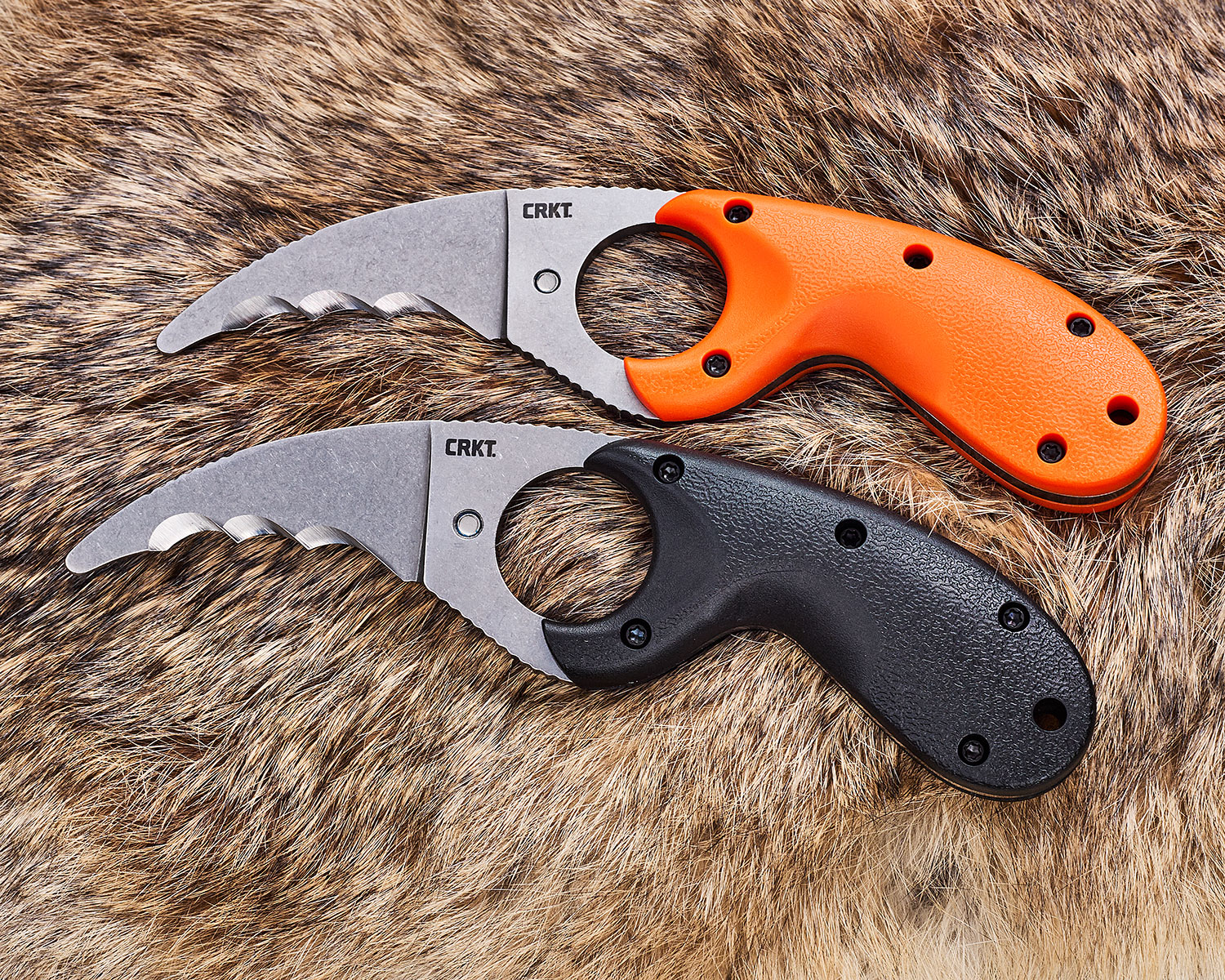 Columbia River CRKT 2511 Kommer Bear Claw Fixed Blade Knife 2.38" AUS-8 ...