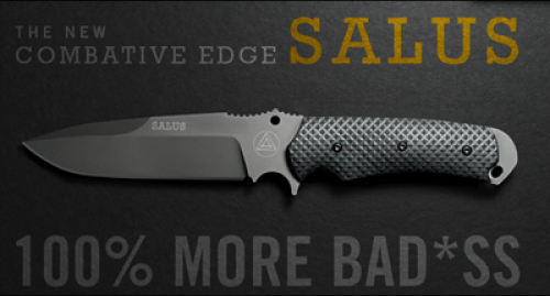 Combative Edge Salus Tactical Fixed 5.875" N690Co Black Plain Blade ...
