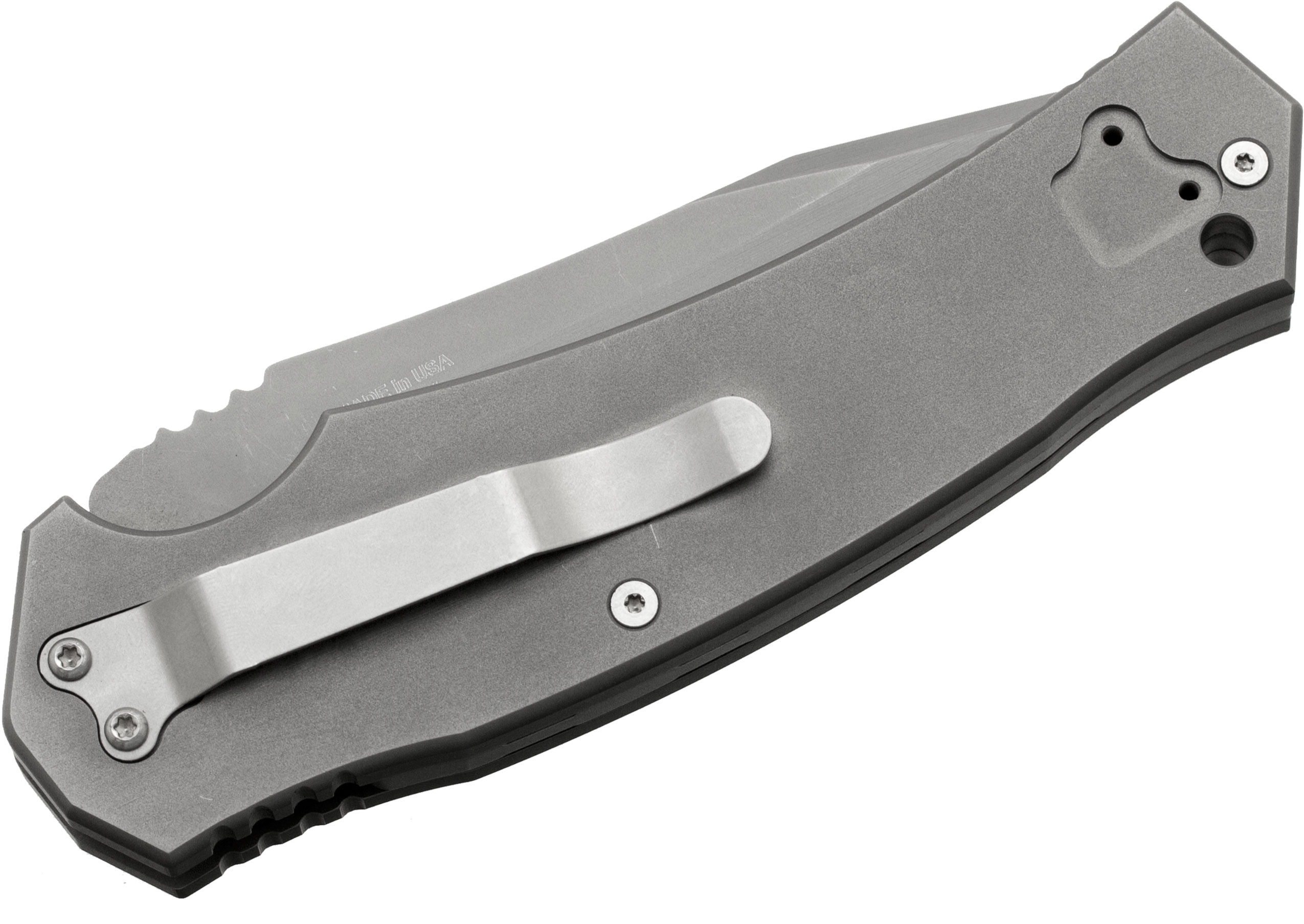 Combative Edge M1 AUTO Folder 3.75" S30V Bead Blast Combo Blade ...