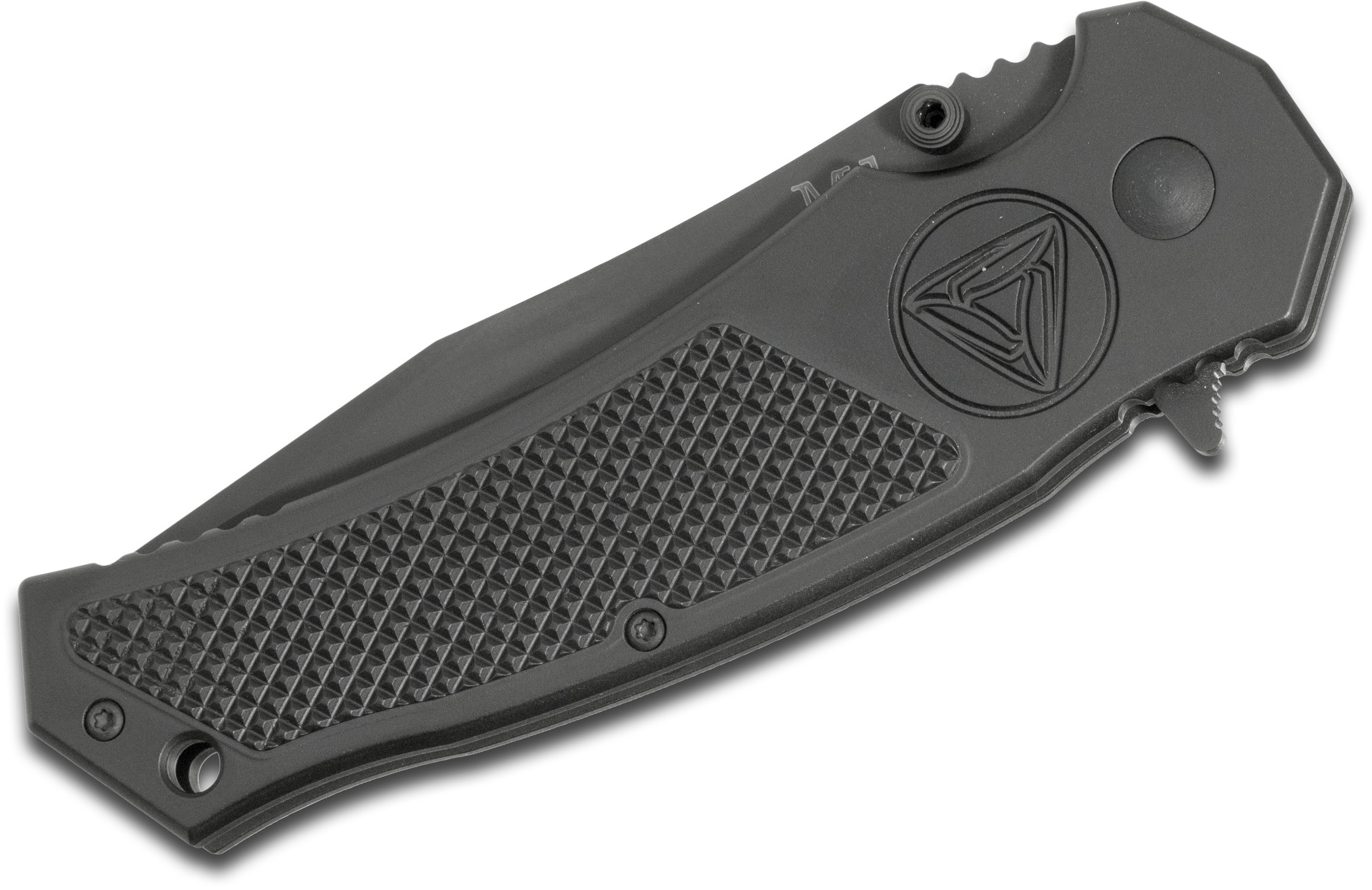 Combative Edge M1 Assisted Folder 3.875" CPM-PSF27 Blackout Combo Blade ...