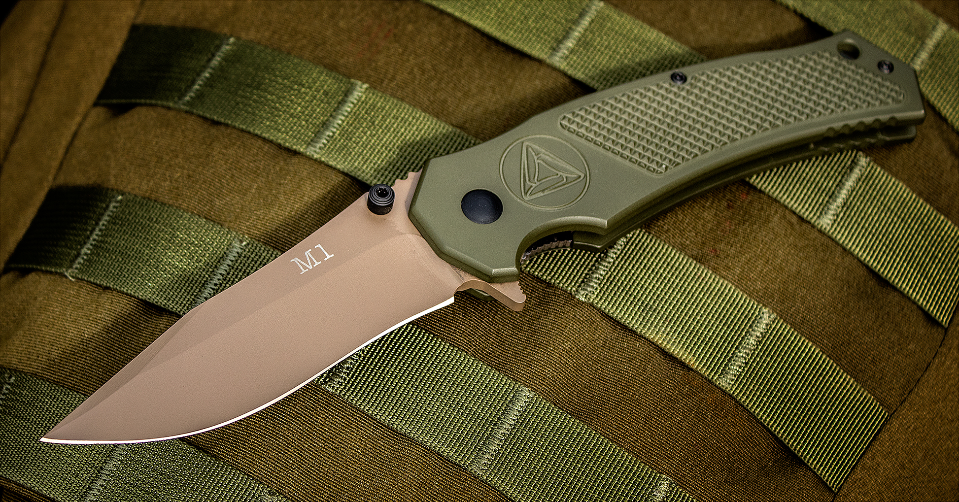 Combative Edge M1 Manual Flipper 3.875" CPM-PSF27 Coyote Brown Clip ...