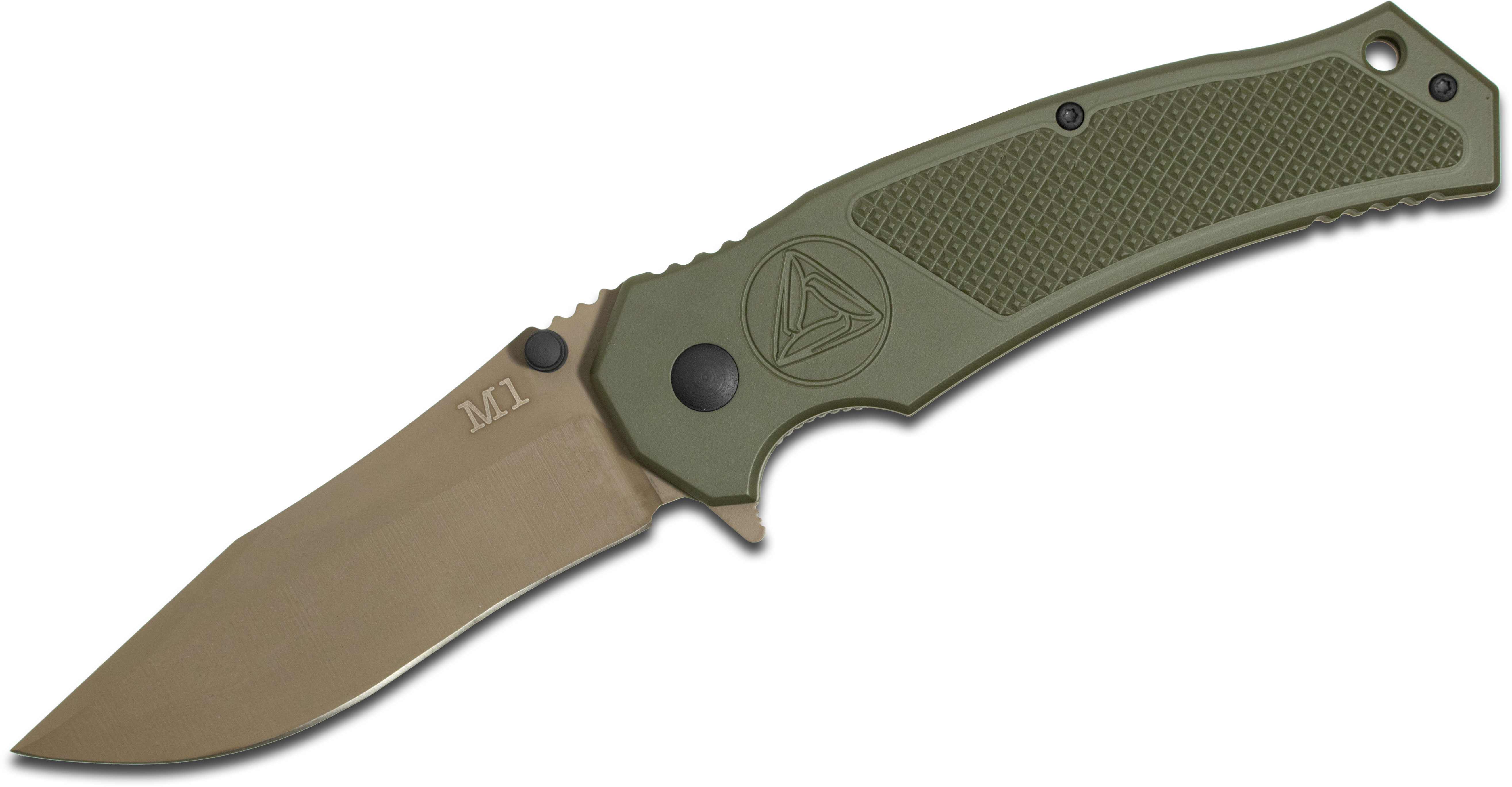 Combative Edge M1 Manual Flipper 3.875" CPM-PSF27 Coyote Brown Clip ...