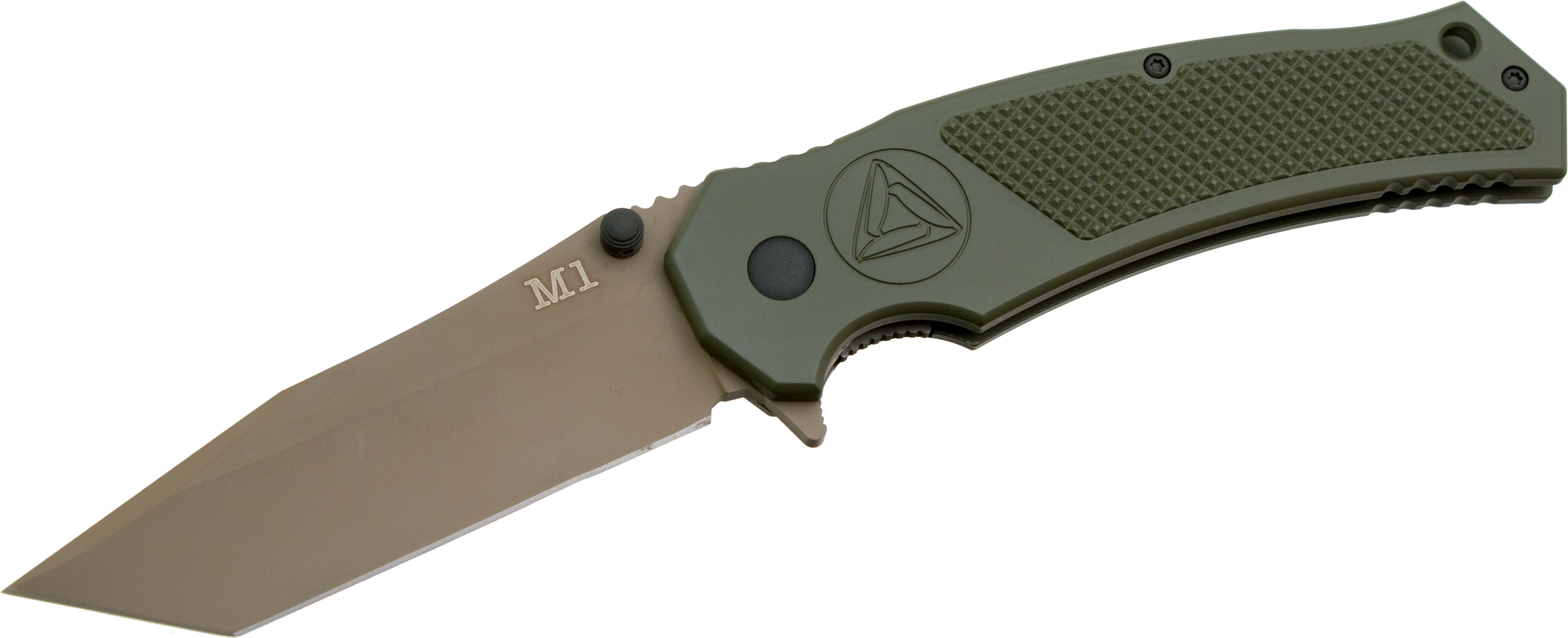 Combative Edge M1 Assisted Folder 3.875" CPM-PSF27 Coyote Tan Plain ...