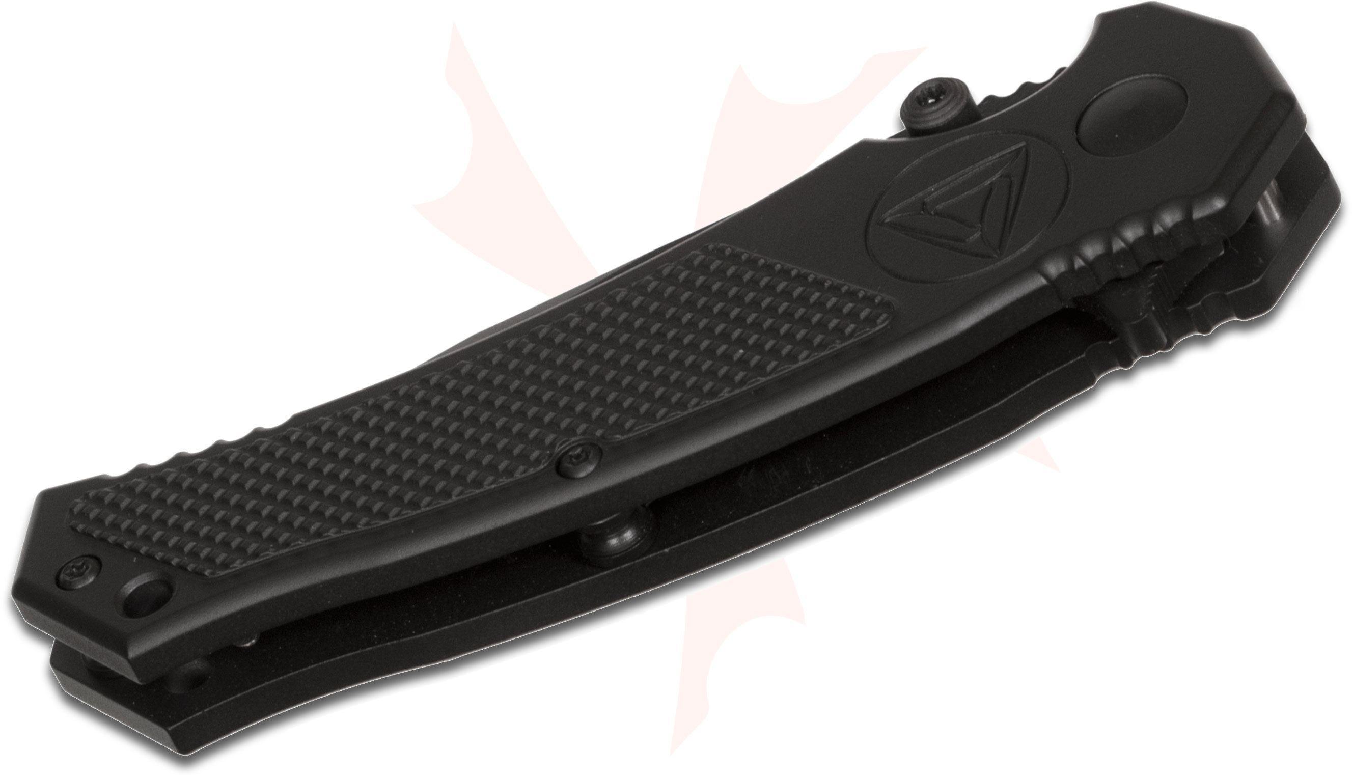 Combative Edge M1/X Assisted Flipper 3.2" S90V Black Clip Point Combo ...