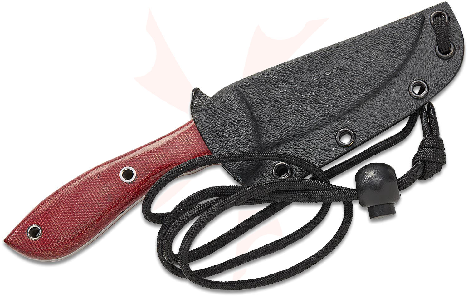 Condor Tool & Knife 1801-2.5RHC Red Pygmy Knife Fixed 2.62" 14C28N ...