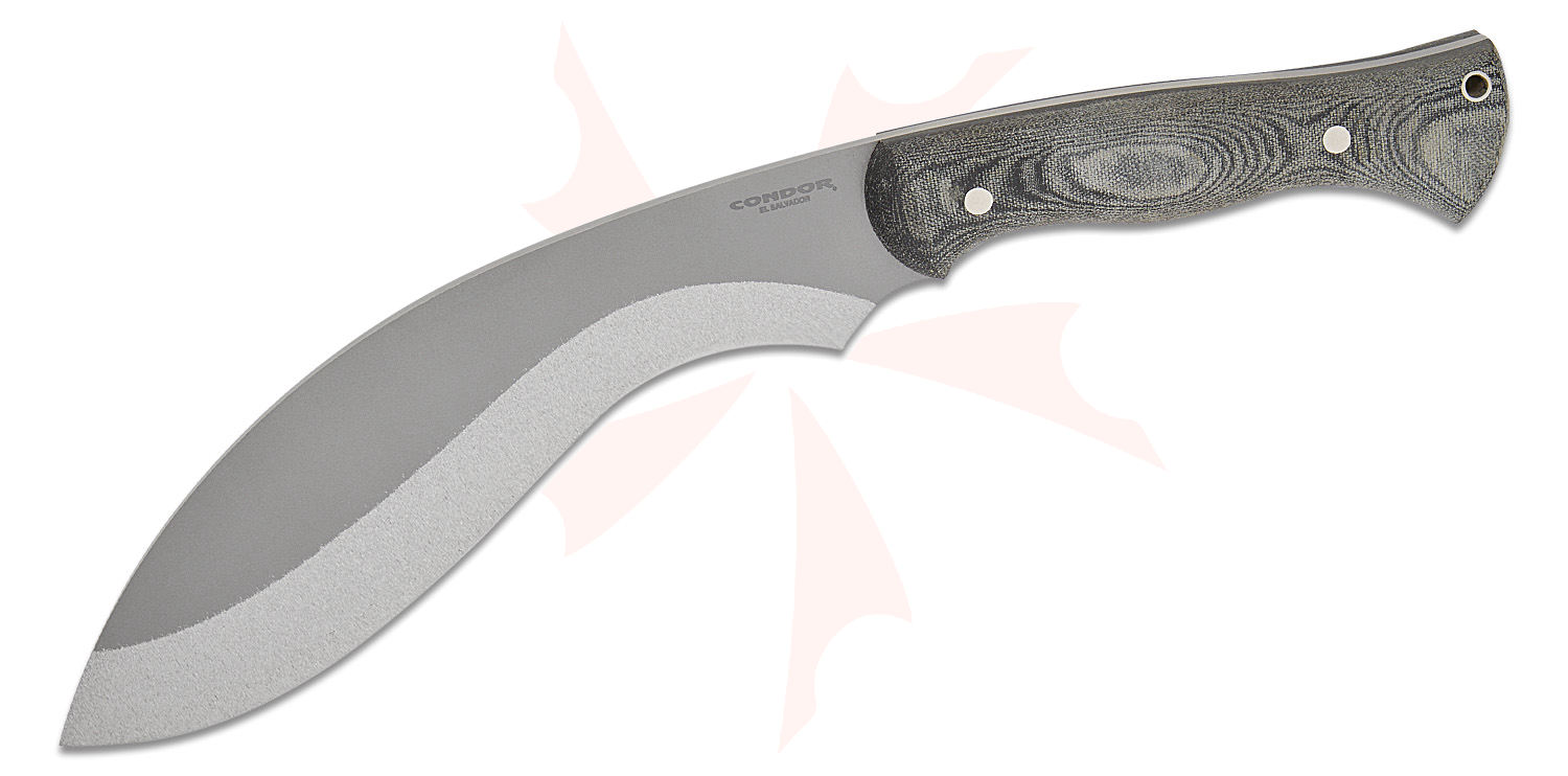 Condor Tool & Knife CTK1839-107-HC Wild Brush Kukri Knife Fixed 10.75 ...