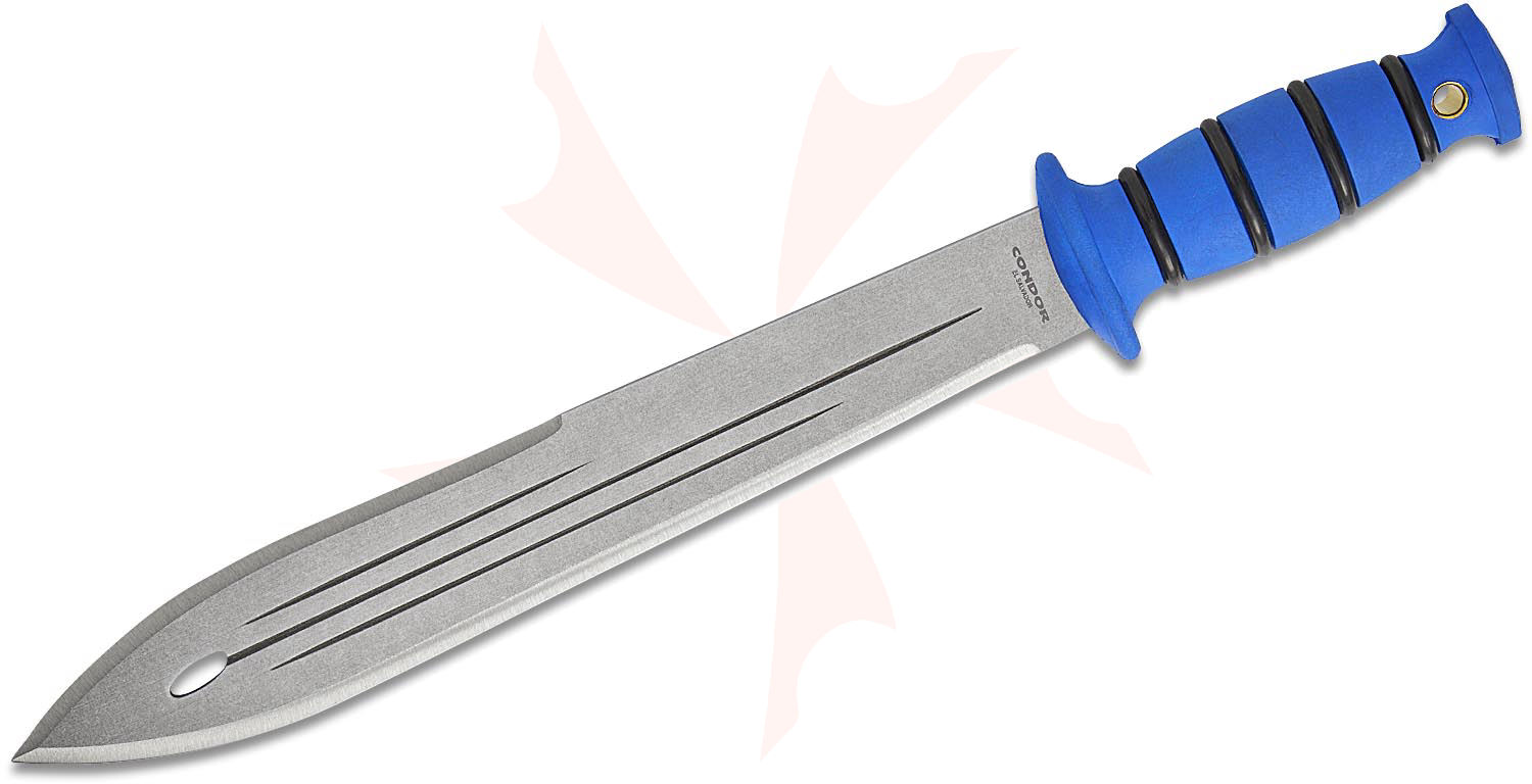 Condor Tool & Knife CTK3006 HC Combat Machete 12.8" Stonewashed 1075 ...