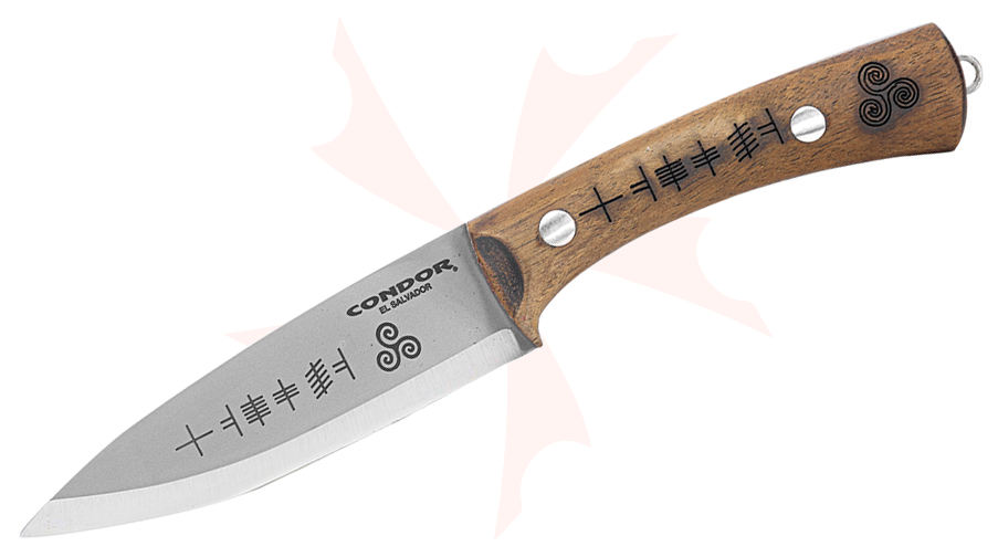 Condor Tool & Knife CTK3974-4.5 HC Druid Fixed Blade Knife 4.57" Scandi ...