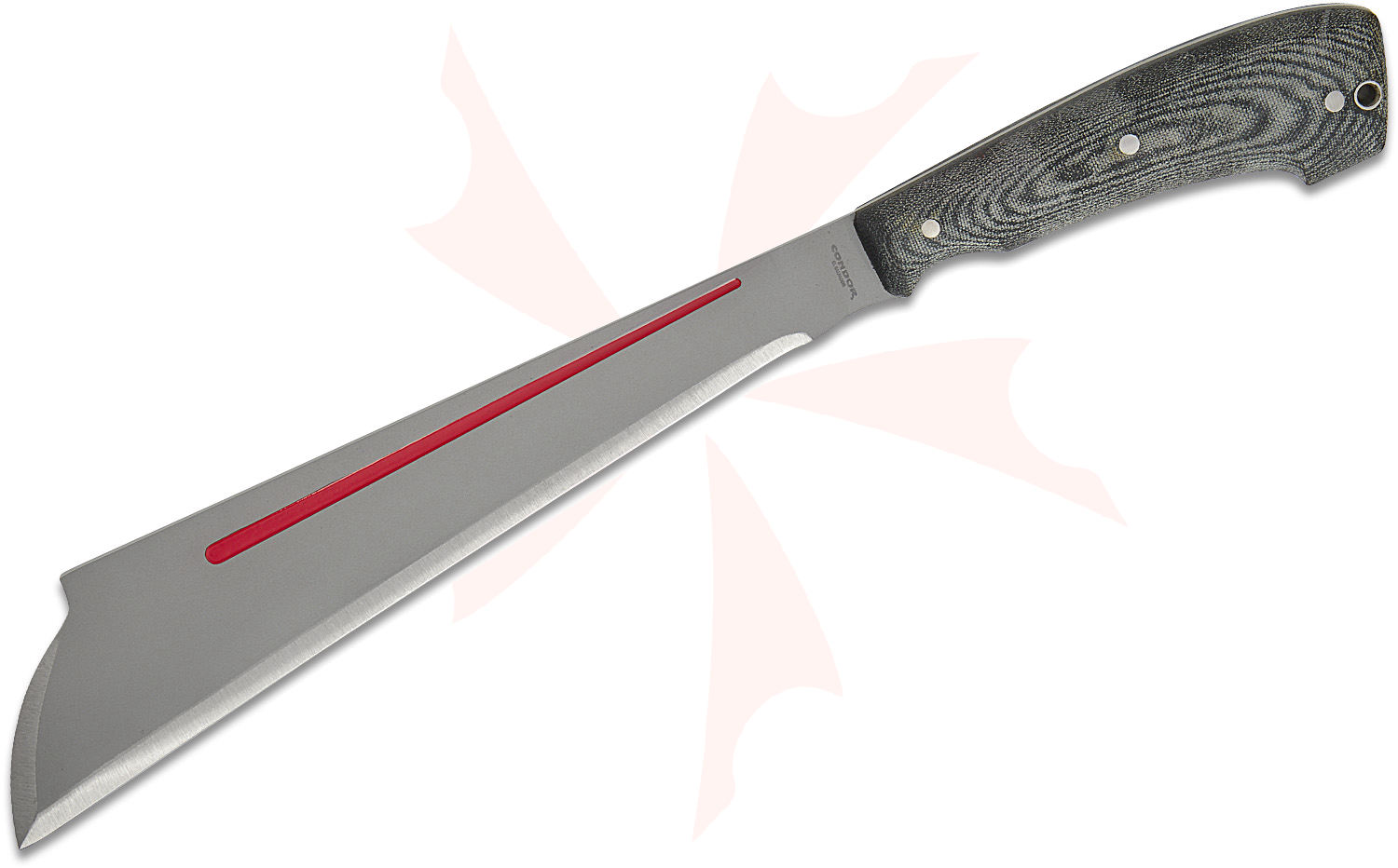 Condor Tool & Knife CTK3980-11HC Guygan Machete 11.14" 1075 Carbon Steel Blade, Micarta Handles ...